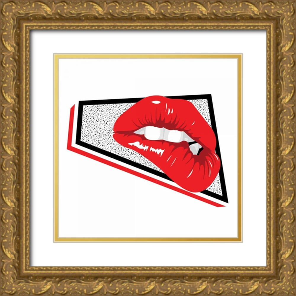 Rodriquez Jr, Enrique 26x26 Gold Ornate Wood Framed with Double Matting ...