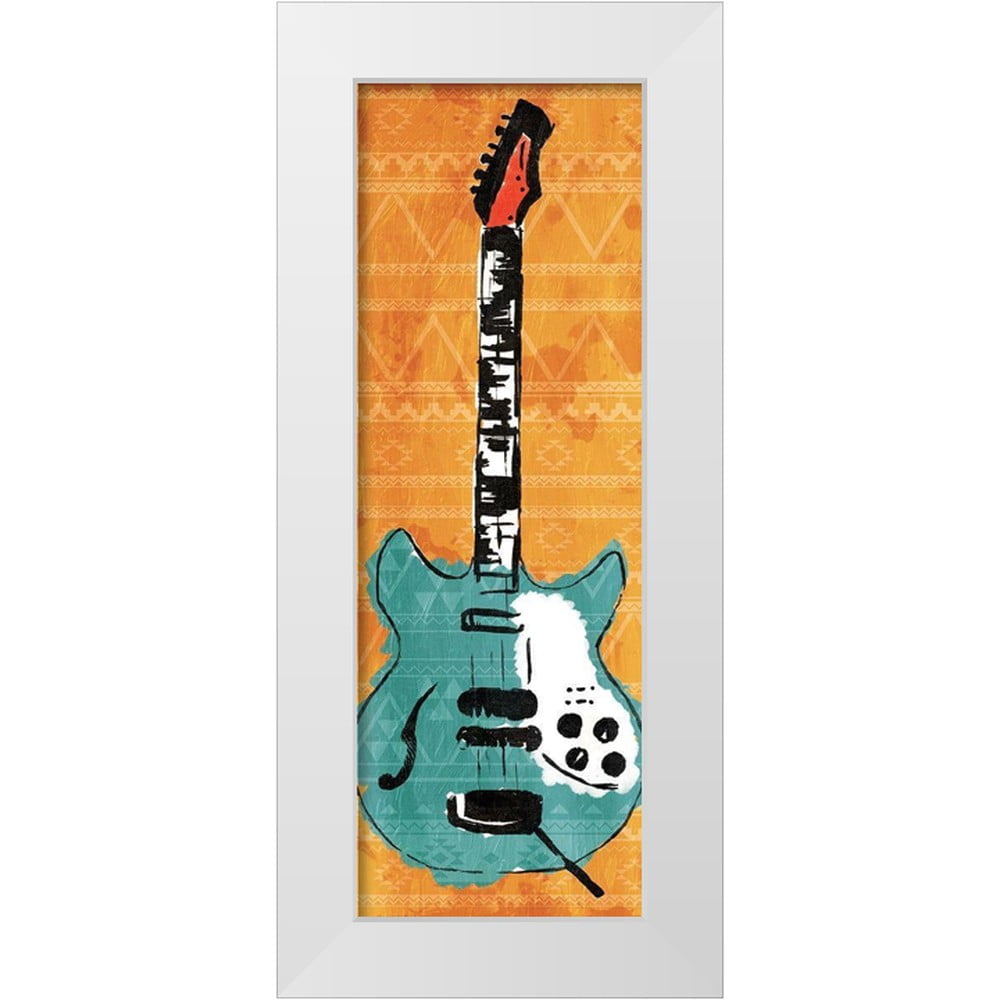 Rodriquez Jr, Enrique 7x14 White Modern Wood Framed Museum Art Print ...
