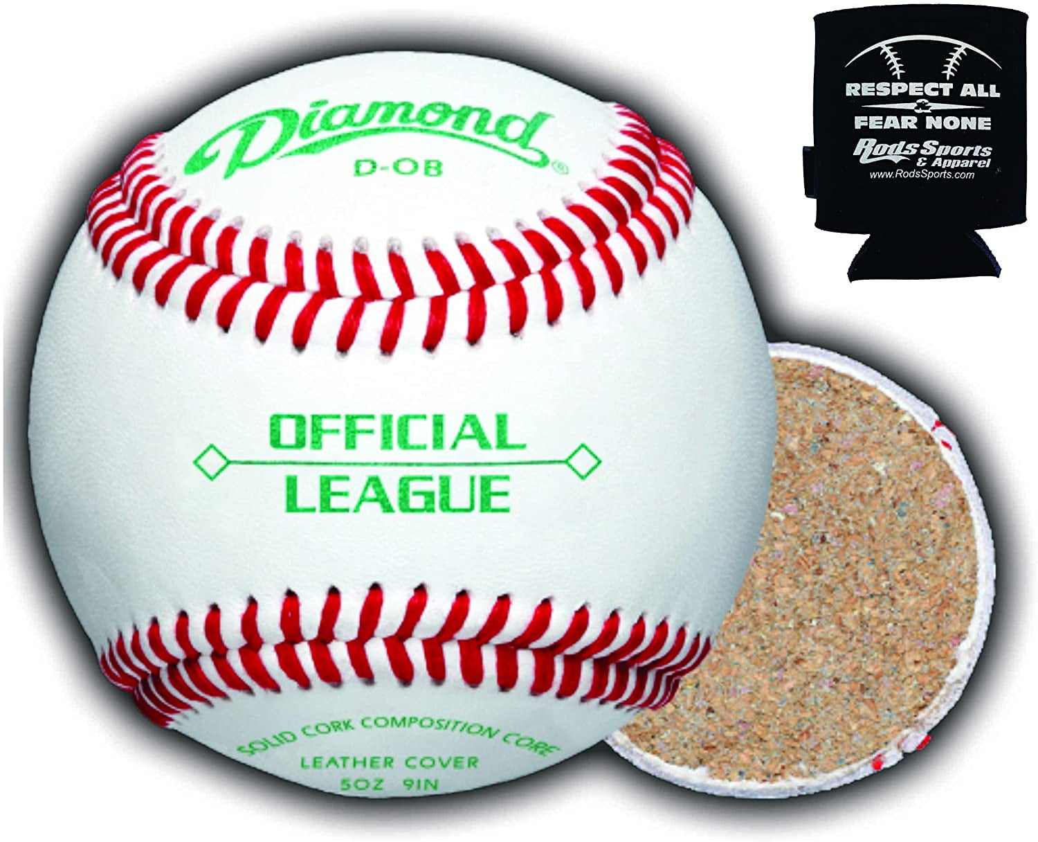 Diamond Sports DOB Leather Baseballs D-OB 30 Pack Baseballs Game and ...