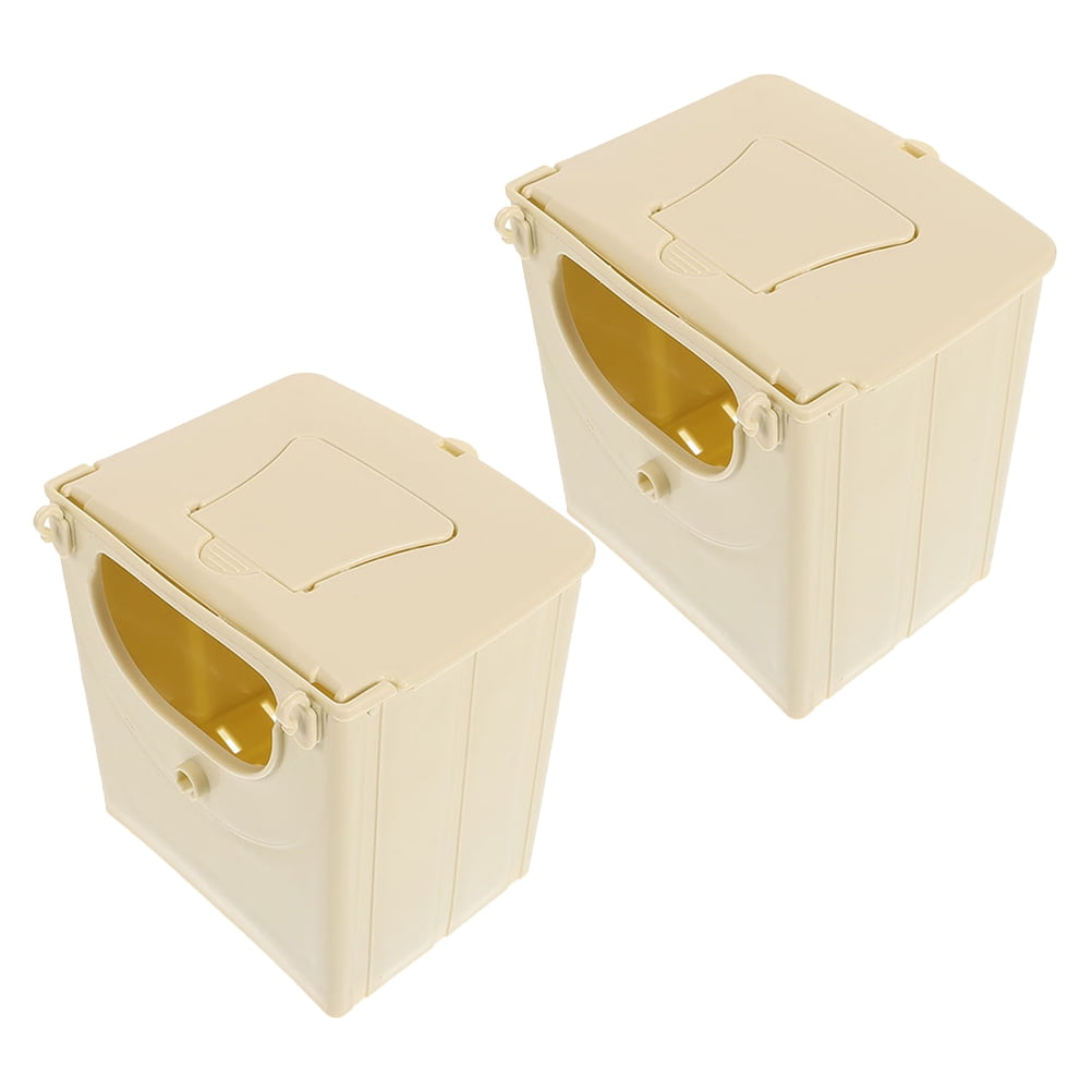 Rodshake 2pcs Bird Breeding Box For Cockatiels And Parakeets Plastic ...