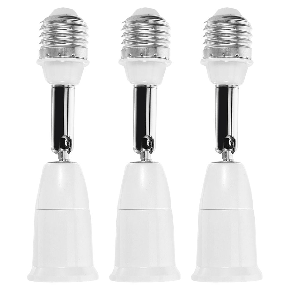 Rodshake 3pcs Light Bulb Extender Socket Lamp Holder Converter Light ...
