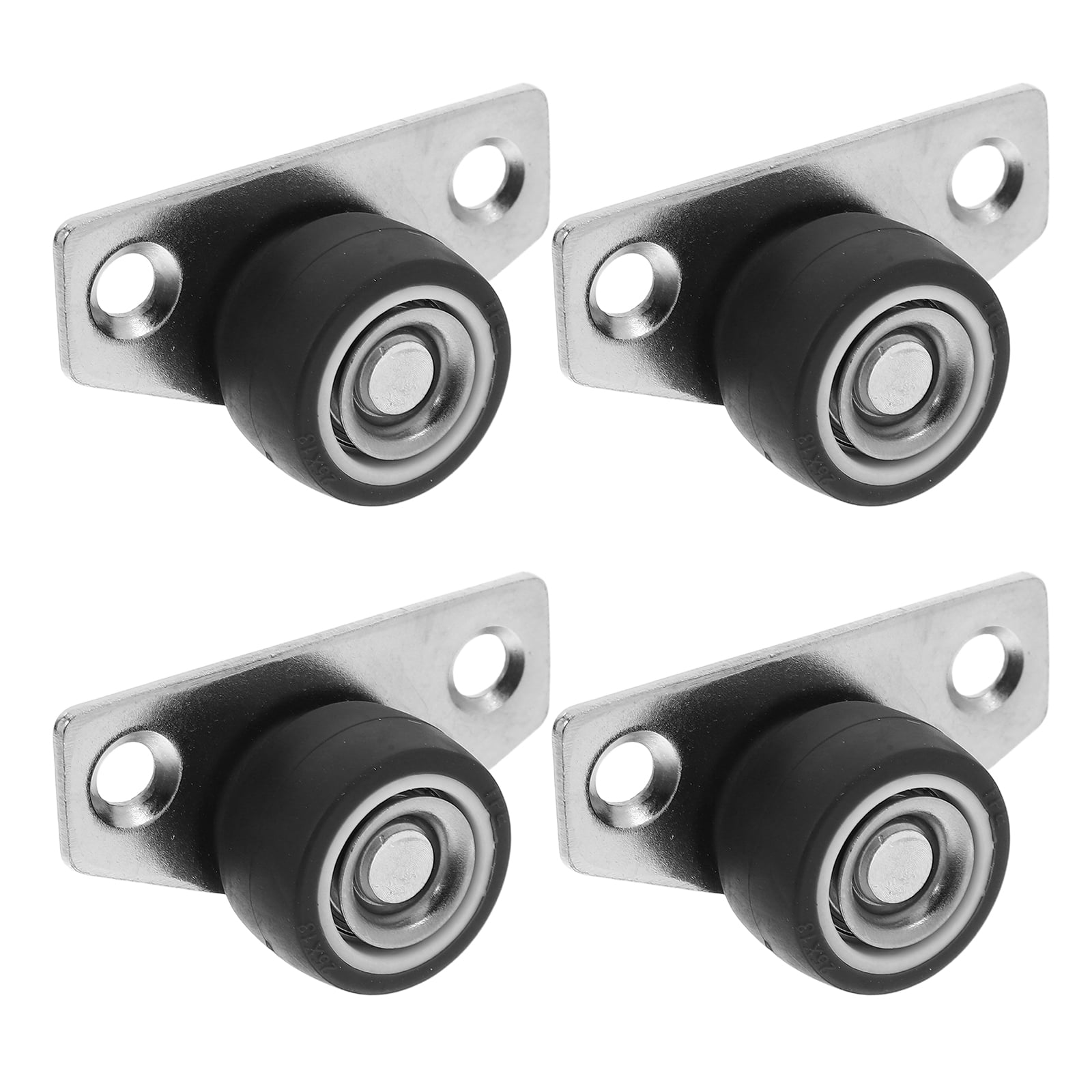 Rodshake 4 Setsheavy Duty Side Mount Tpr Wheels Low Profile Silent ...