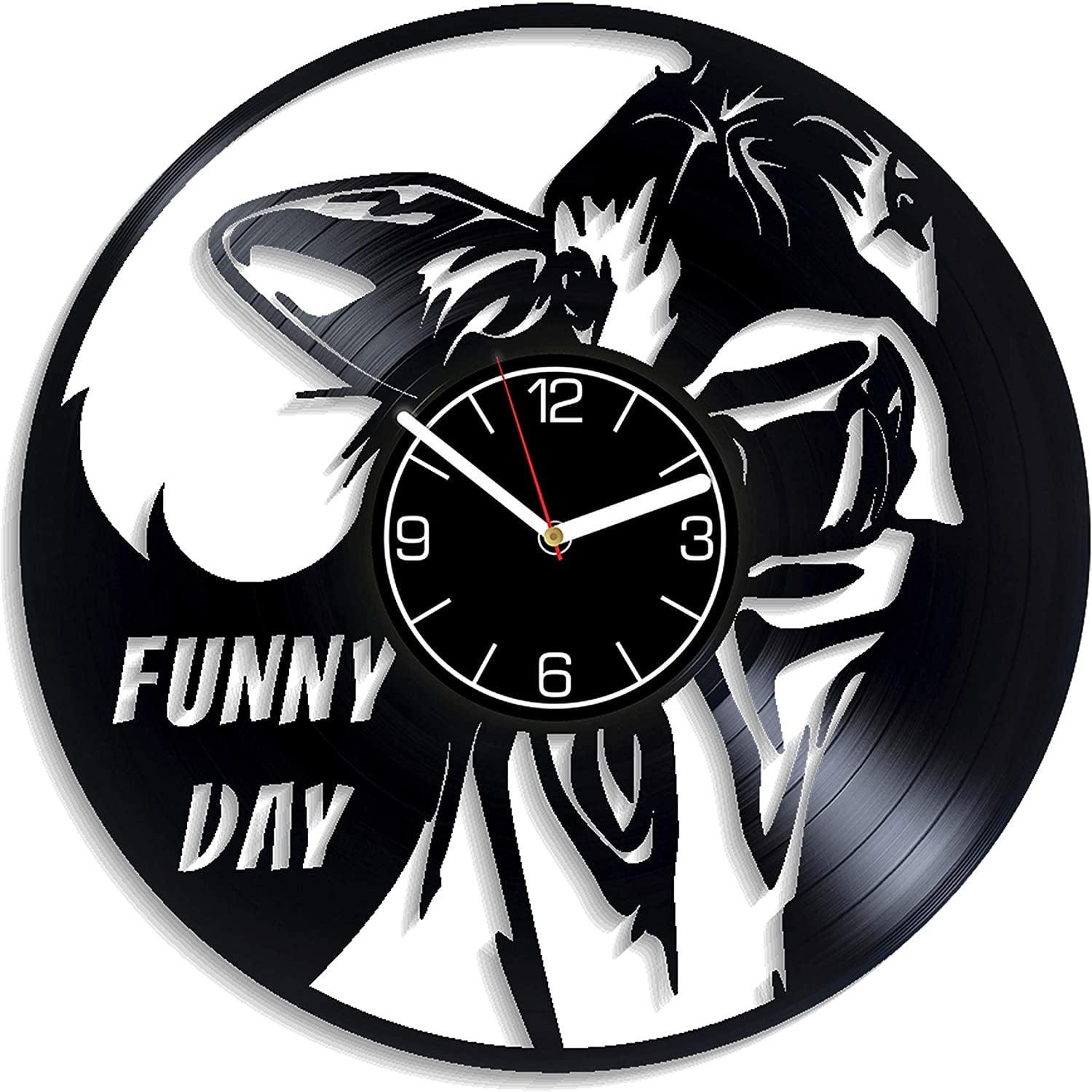 Roe Deer Wall Art Animal Decoration Nature Art 12 inch Wall Clock Funny ...