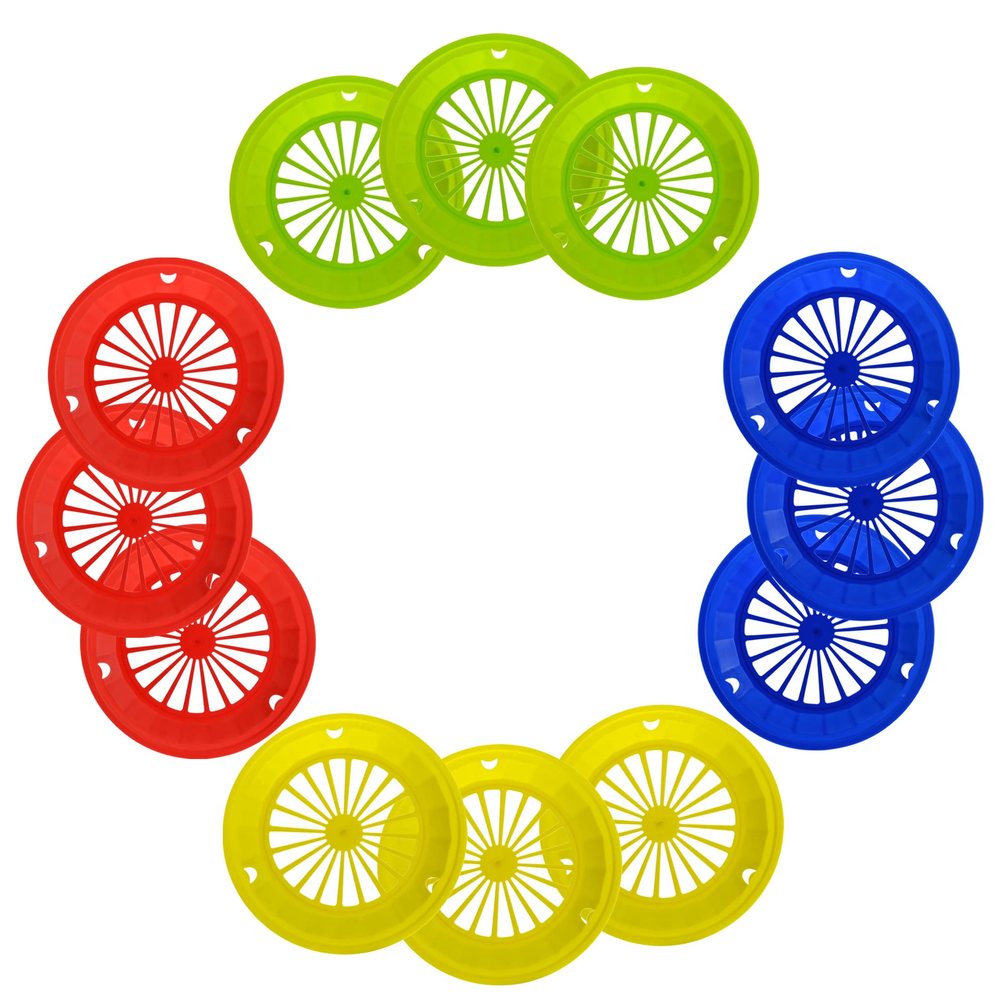 Roe & MoeITSC Set of 24 Reusable Paper Plate Holders 10.4" in Assorted ...