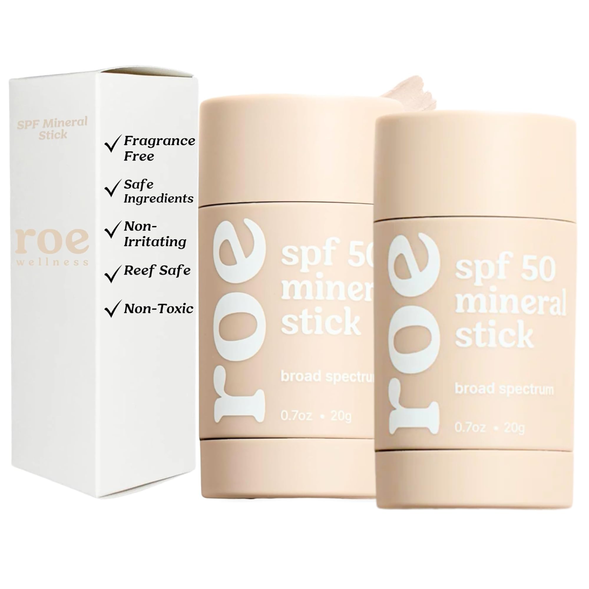 Roe Wellness- Kids Sunscreen Stick For Face & Body Sun Protoction ...