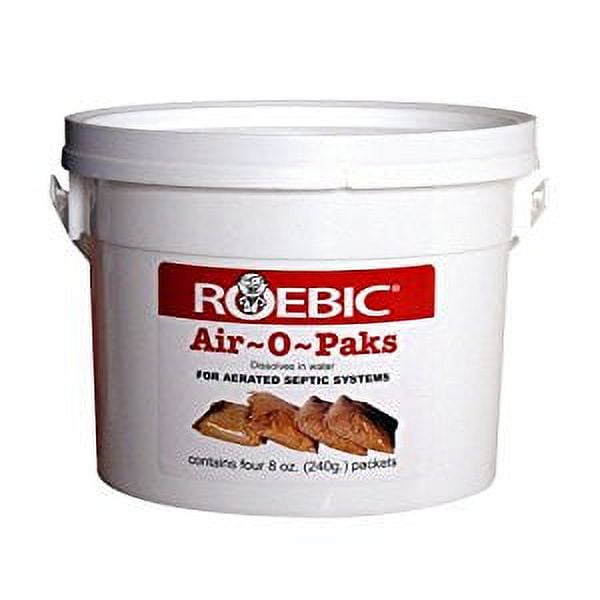 Roebic AOP Air-O-Paks for Aerated Septic Systems, Dissolves in Water to ...