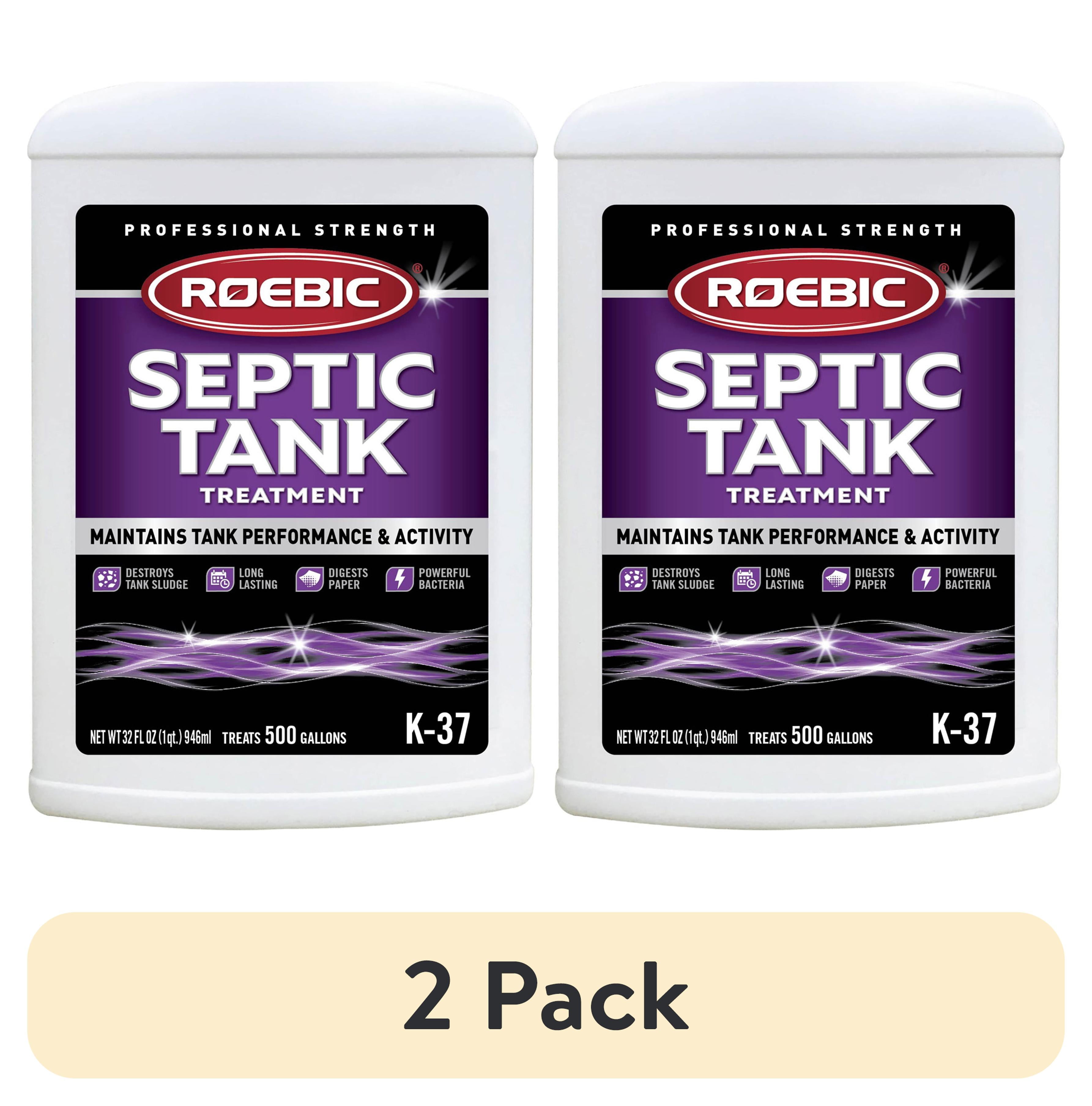 (2 pack) Roebic Brand K-37-Q Septic Tank Treatment, Safe for Toilets ...