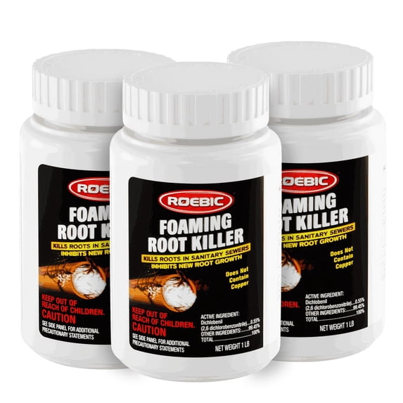 Roebic Foaming Root Killer - Chemical Septic System, Drain Field - 16 ...