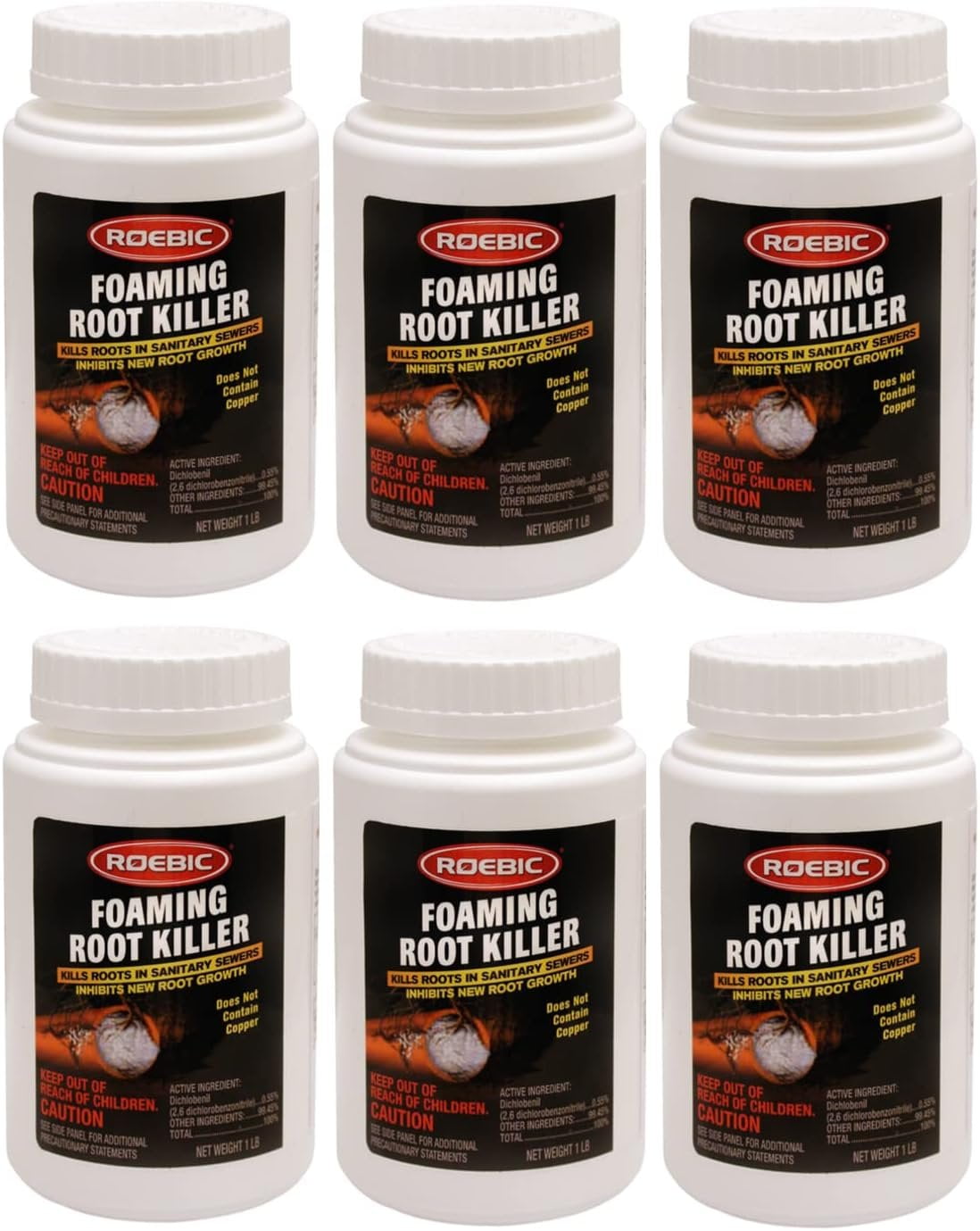 Roebic Foaming Root Killer - Quantity 6 - Walmart.com