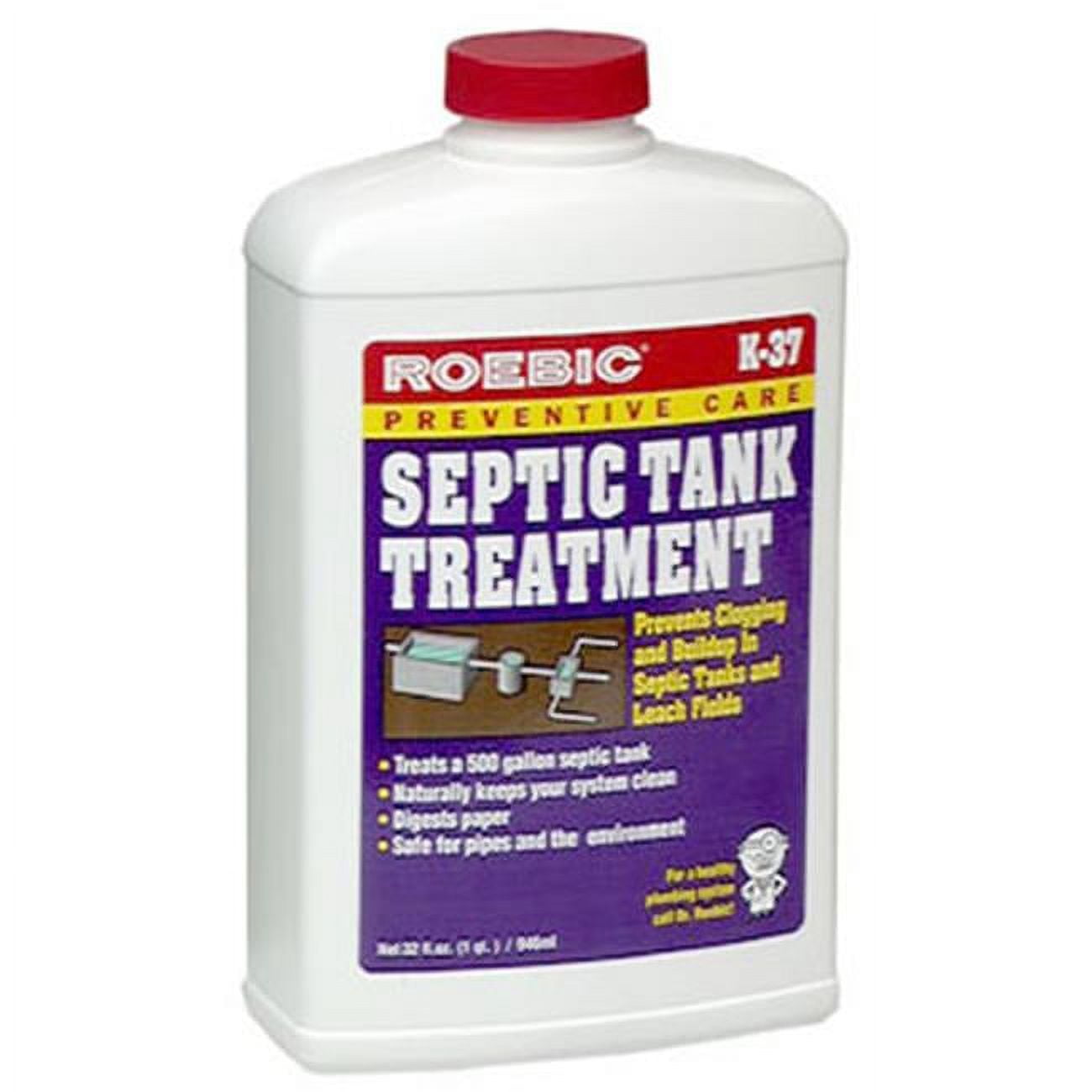 Roebic K 37 Septic Tank Treatment 1 Quart Bottle