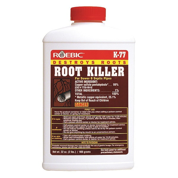 Roebic Laboratories Root Killer K-77, Granular, Odorless, For Septic ...