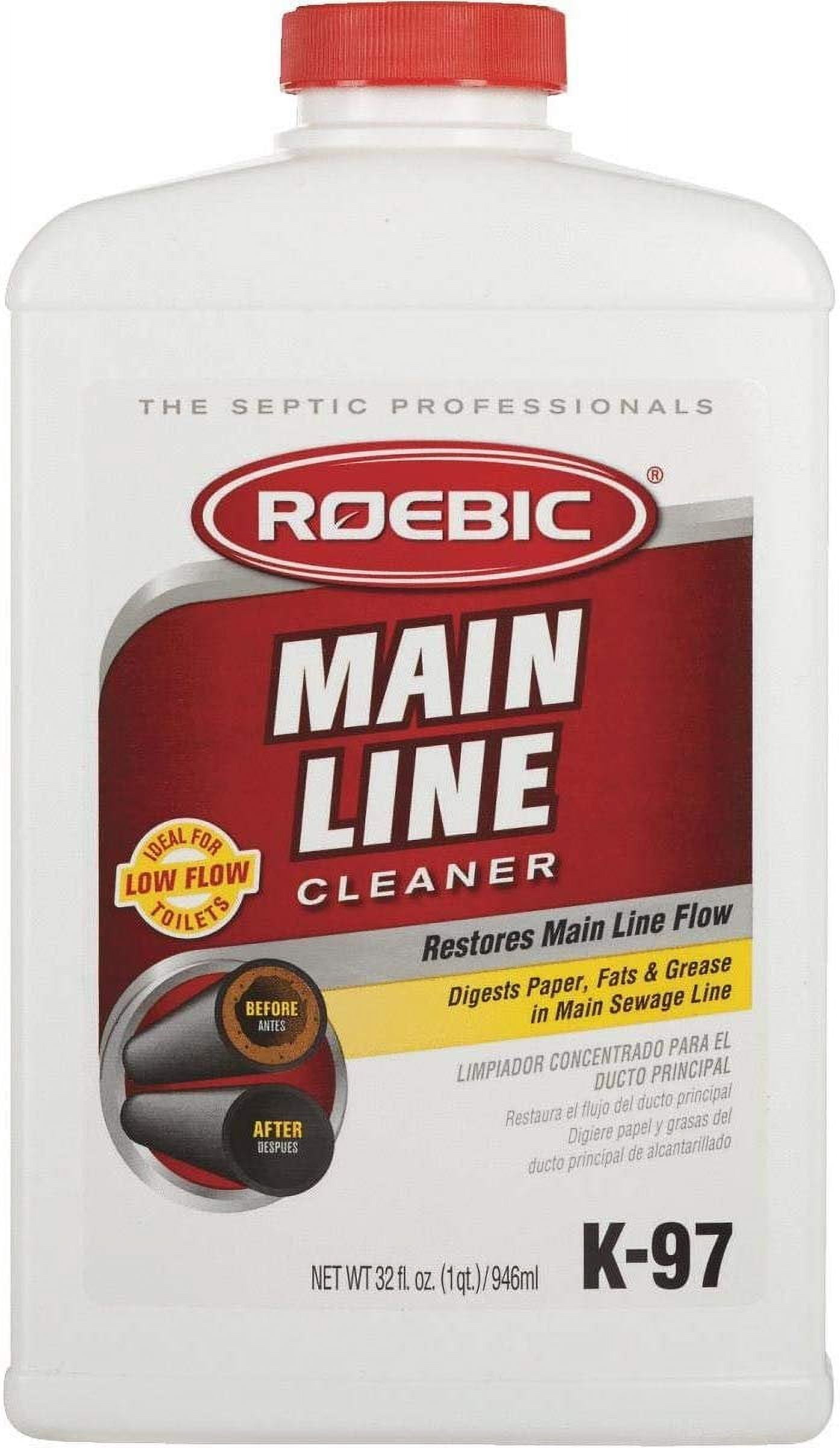 Roebic Main Line Bacteria & Enzyme Drain Cleaner - Walmart.com