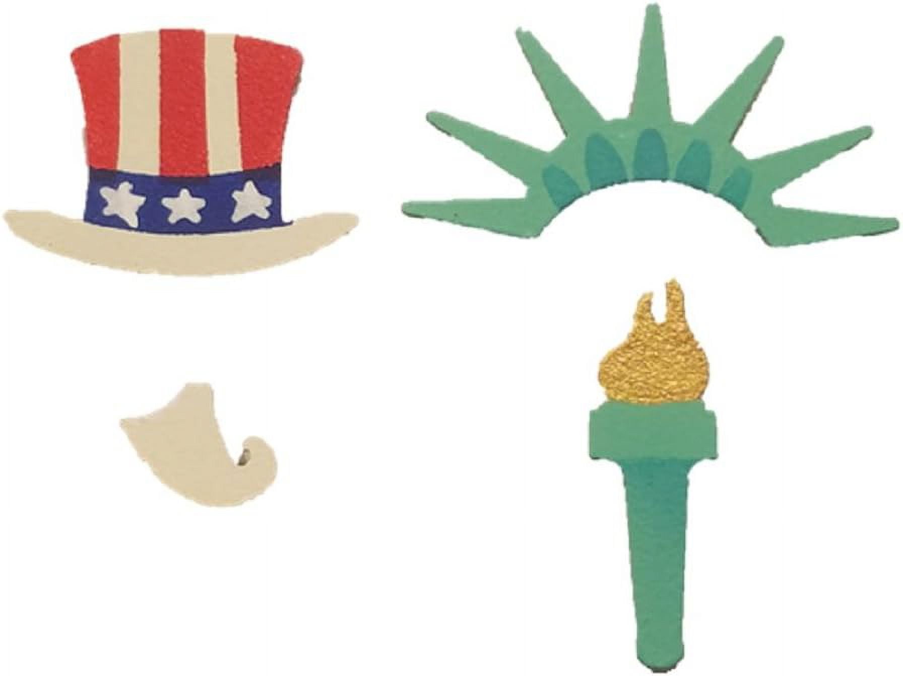 Roeda Brighten Your Life 13705m 4th of July Patriotic Photo Prop Set of ...