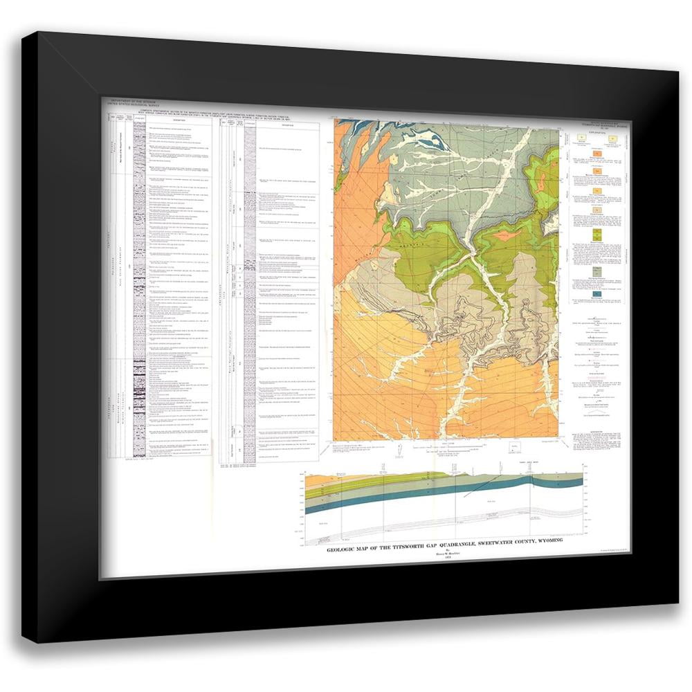 Roehler 17x15 Black Modern Framed Museum Art Print Titled - Titsworth ...