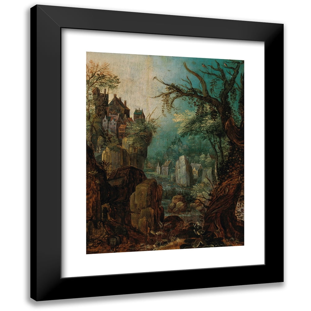 Roelant Savery 12x14 Black Modern Framed Museum Art Print Titled - A ...
