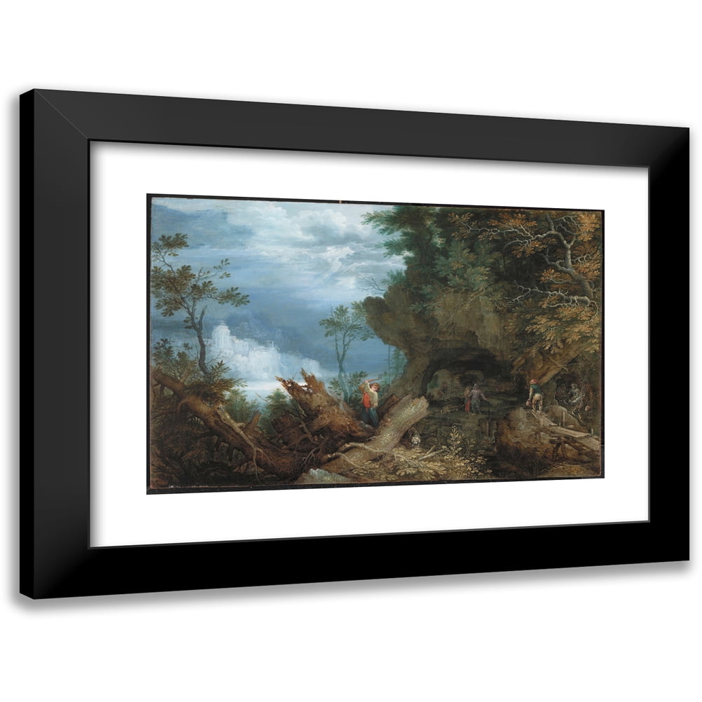 Roelant Savery 14x11 Black Modern Framed Museum Art Print Titled ...