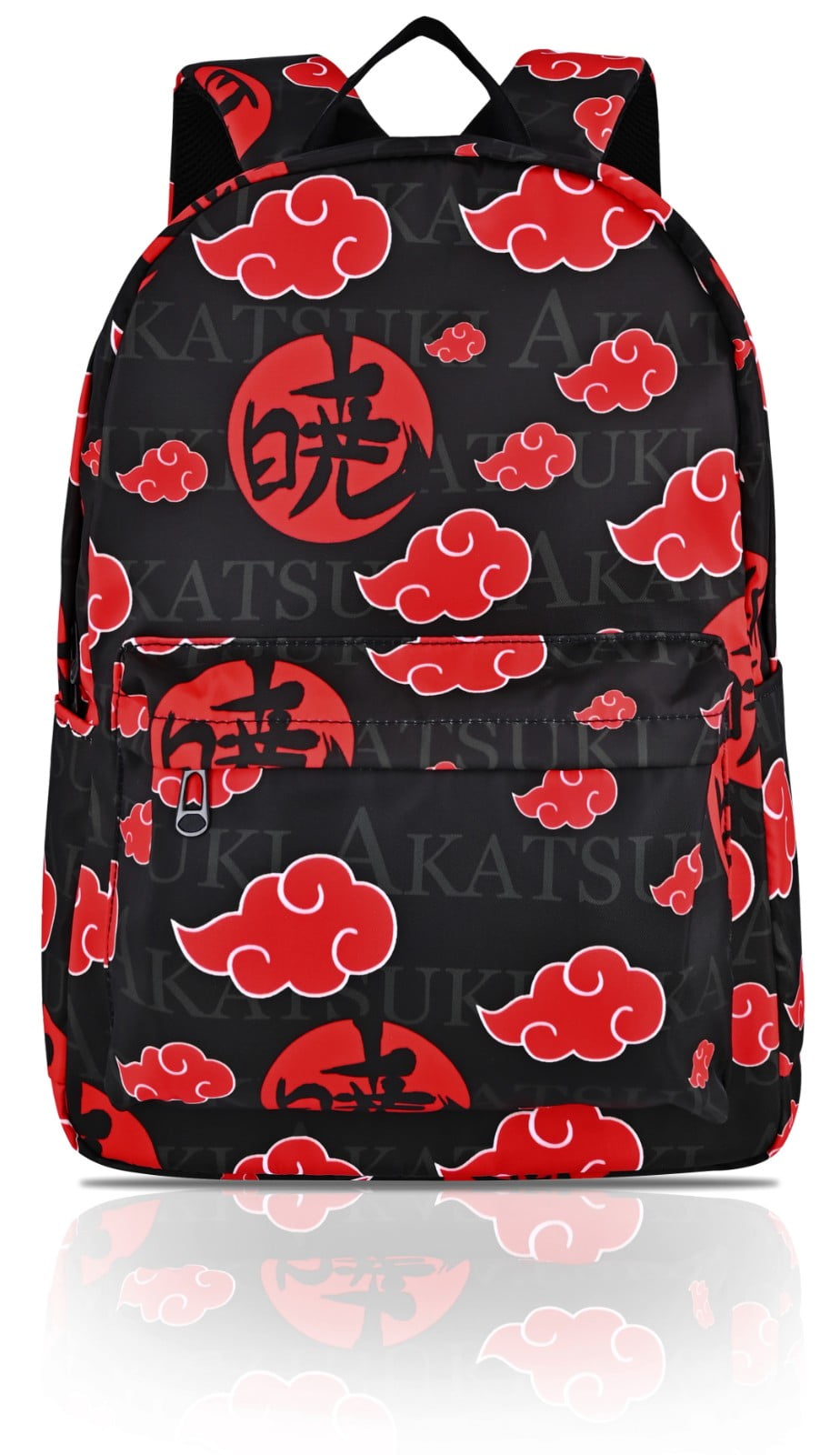 Roffatide Anime Backpack All Over Print Bookbag Akatsuki Red Cloud ...