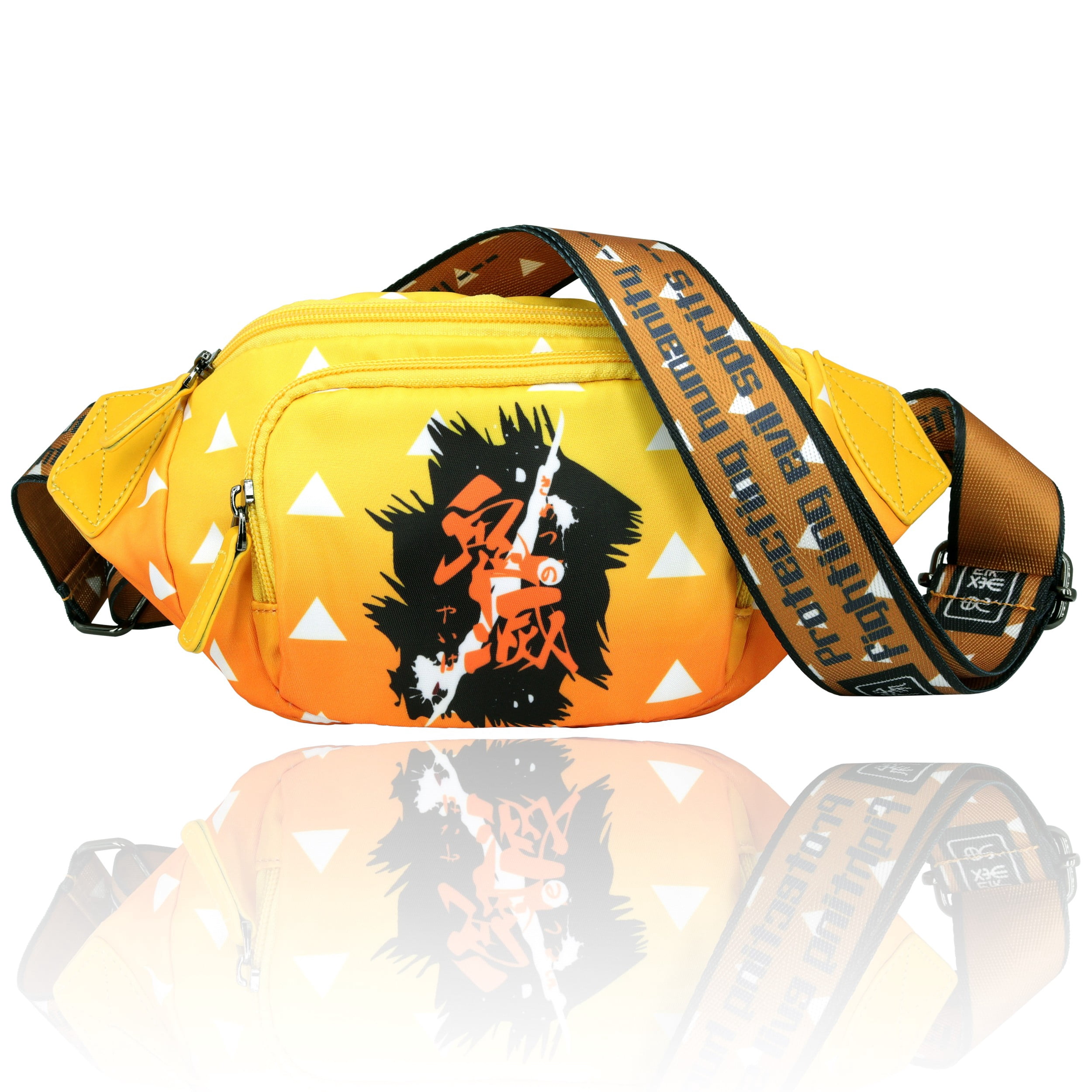 Roffatide Anime Demon Slayer Crossbody Fanny Pack for Men Women ...