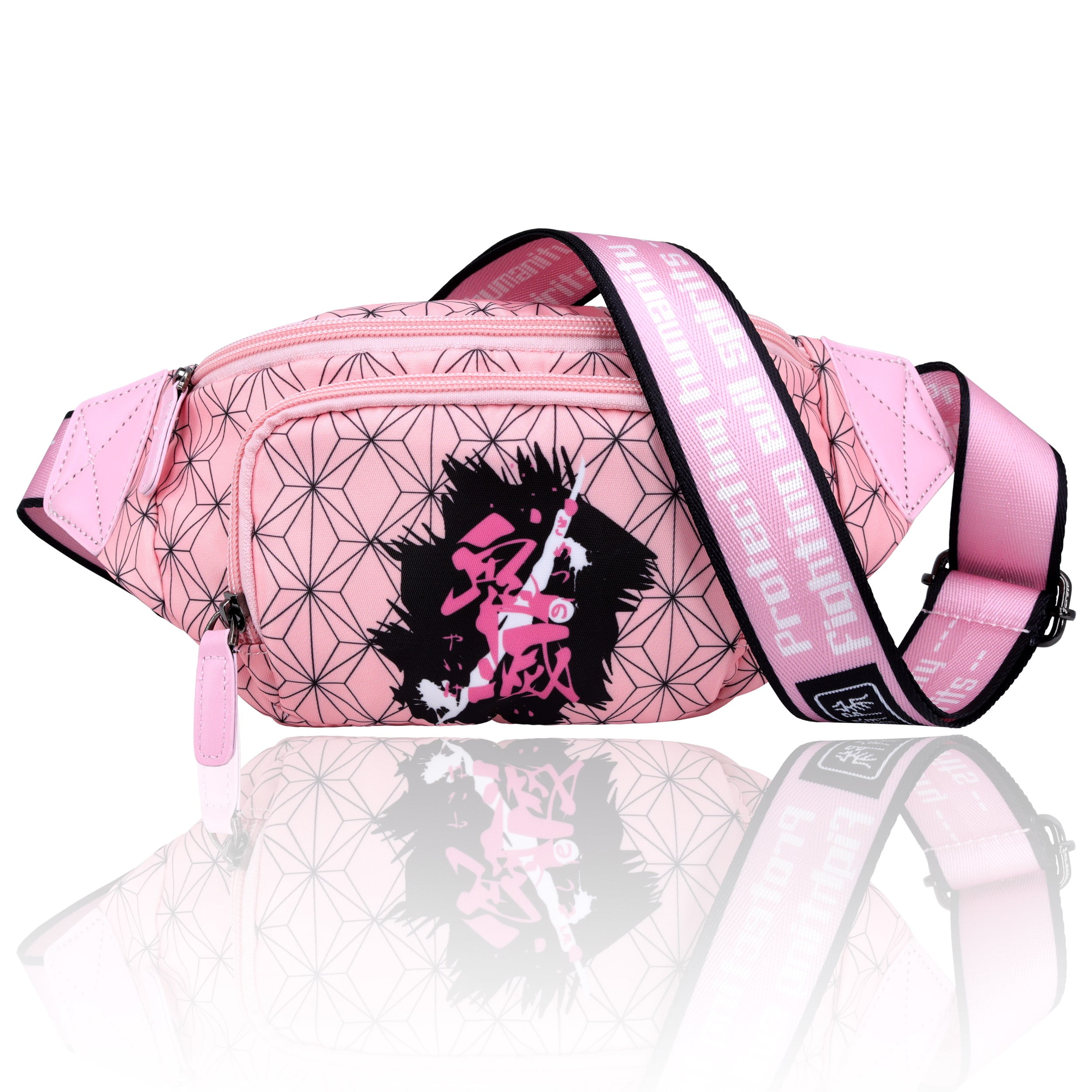 Roffatide Anime Demon Slayer Crossbody Fanny Pack for Men Women Kamado ...