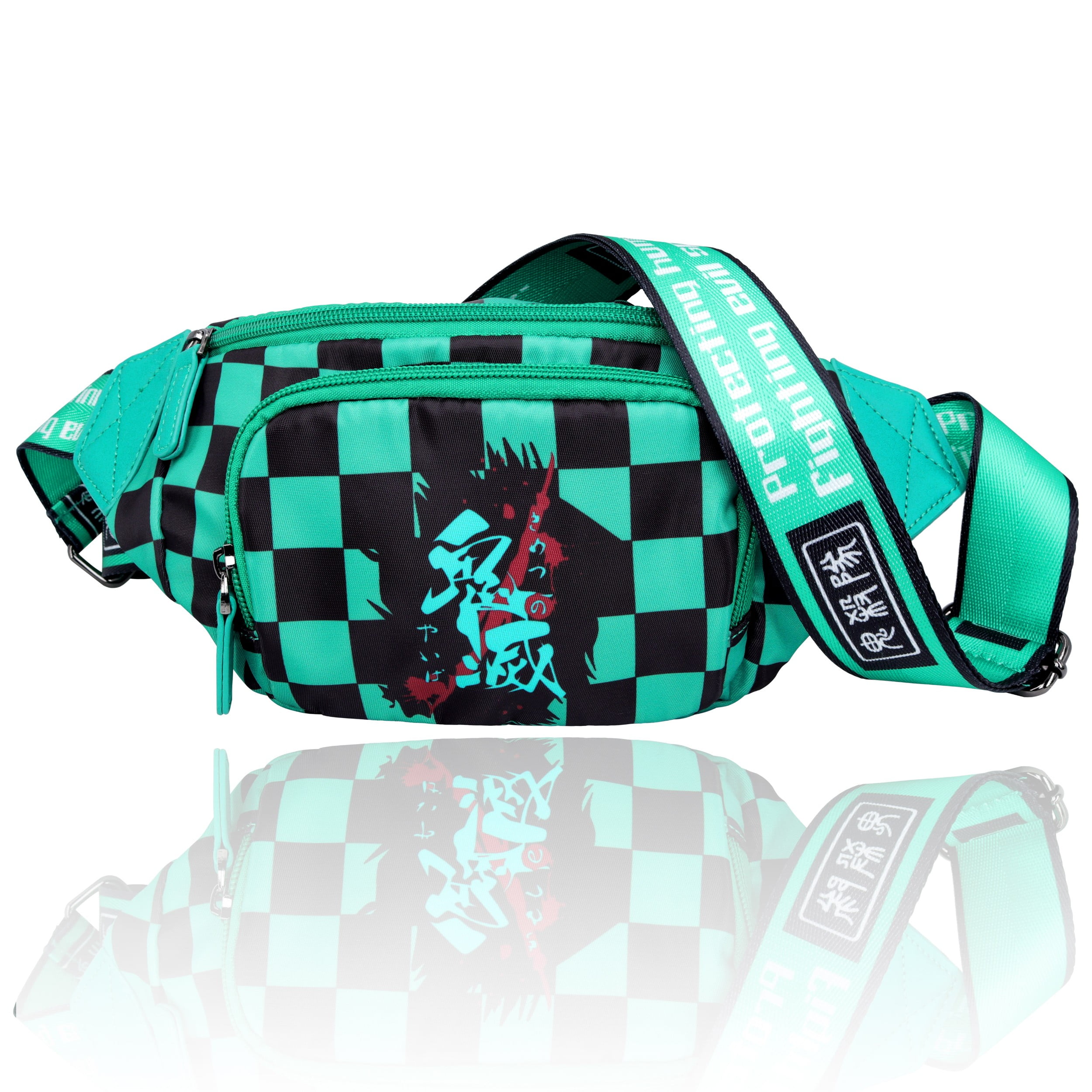 Roffatide Anime Demon Slayer Crossbody Fanny Pack for Men Women Kamado ...