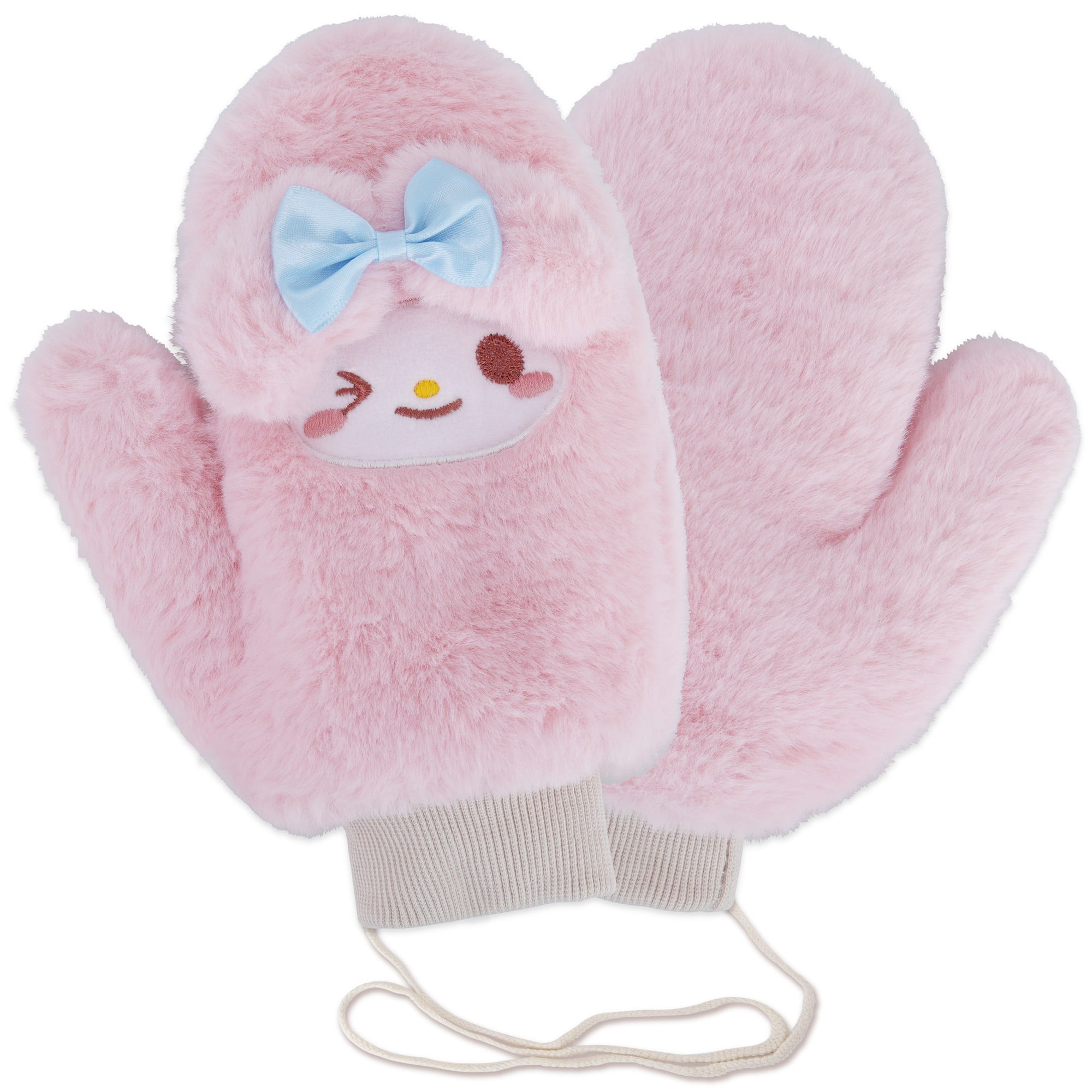 Roffatide Anime Glove My Melody Fuzzy Mittens Full Finger Plush Fleece ...