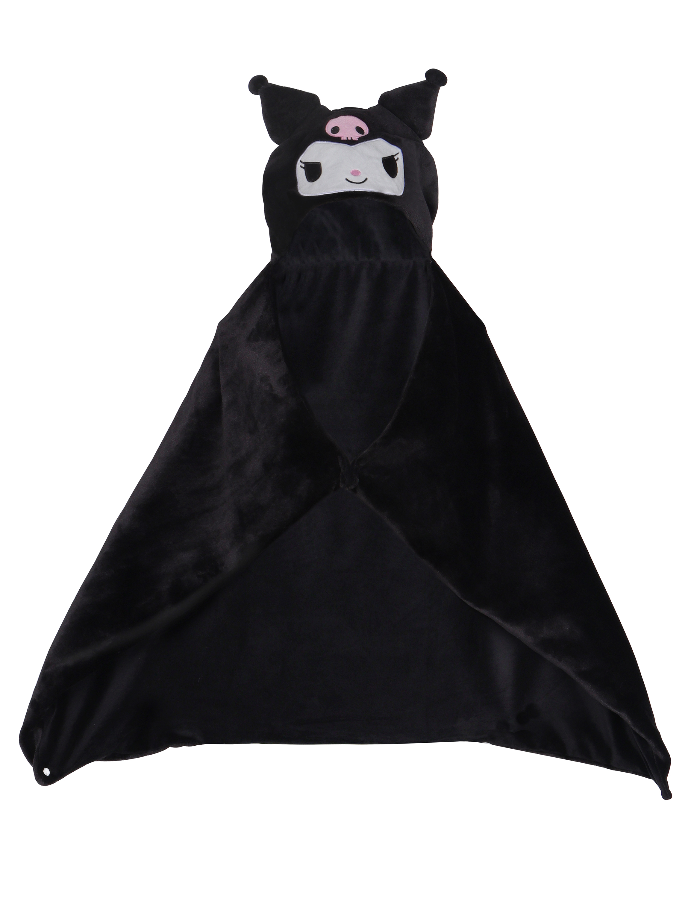Roffatide Anime Kuromi Hooded Cape Cloak Wearable Blanket Hoodie Winter ...