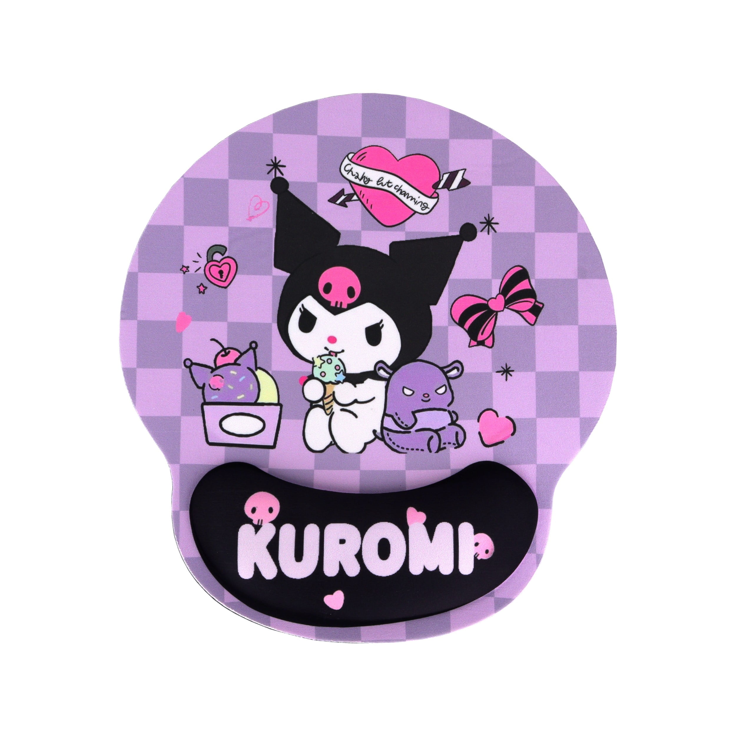 Roffatide Anime Kuromi Mouse Pad Ergonomic Mouse Pad with Wrist Support ...