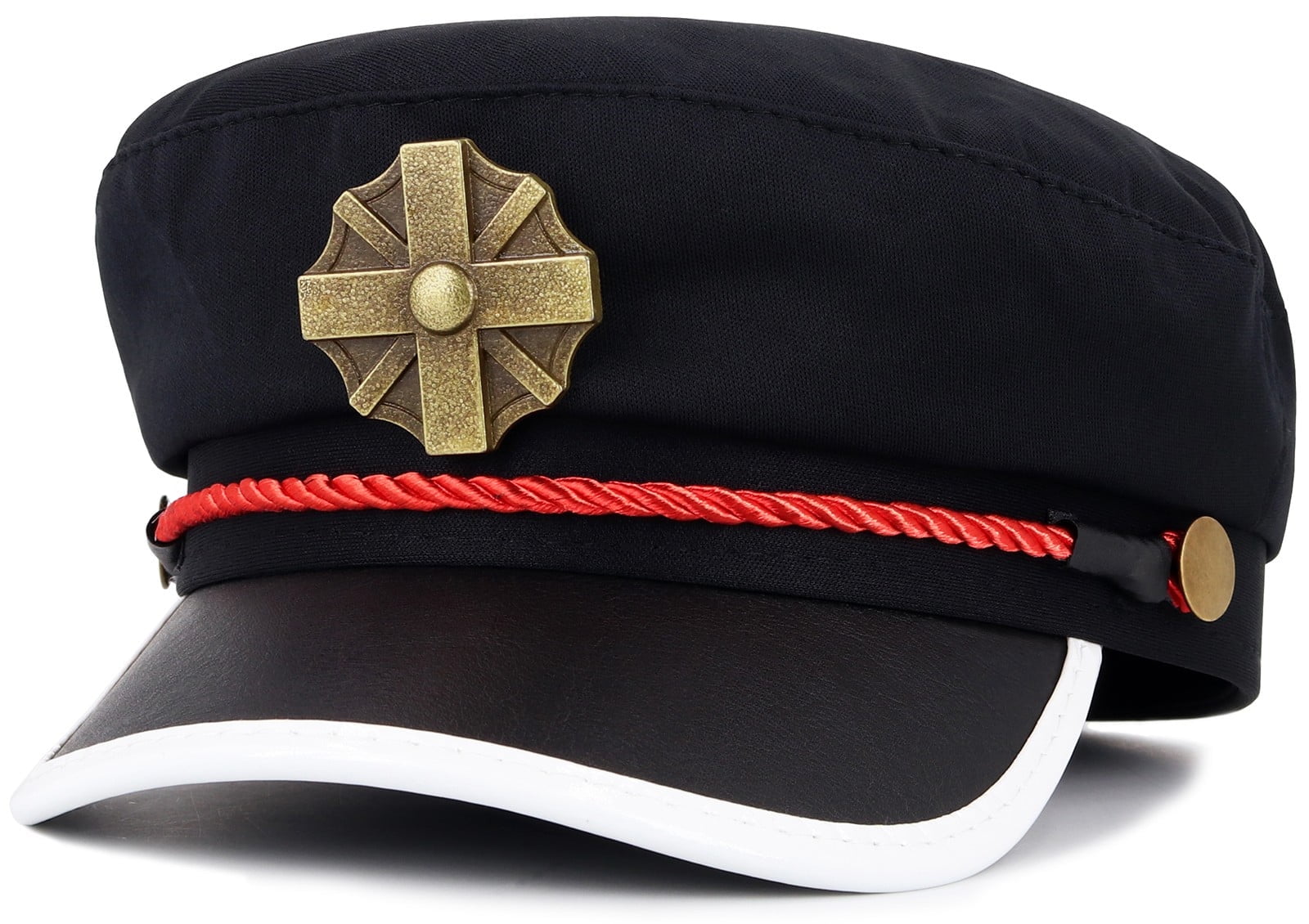 Roffatide Anime Hanako Kun Cosplay Fiddler Cap, Black, Halloween Theme ...