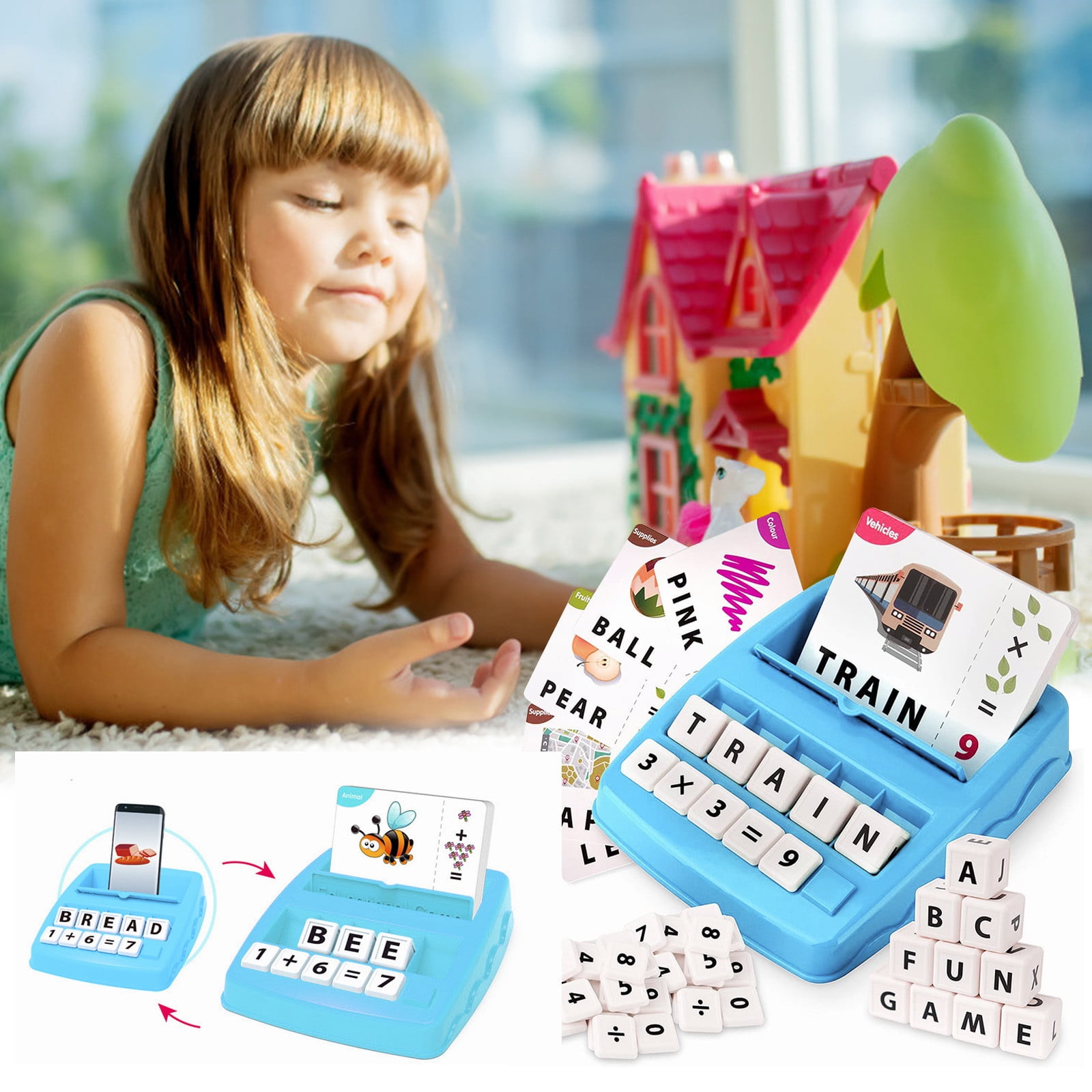 Rofhy Base X 1, Letter Dice X 10, Number Pieces X 20, Operation Symbols ...