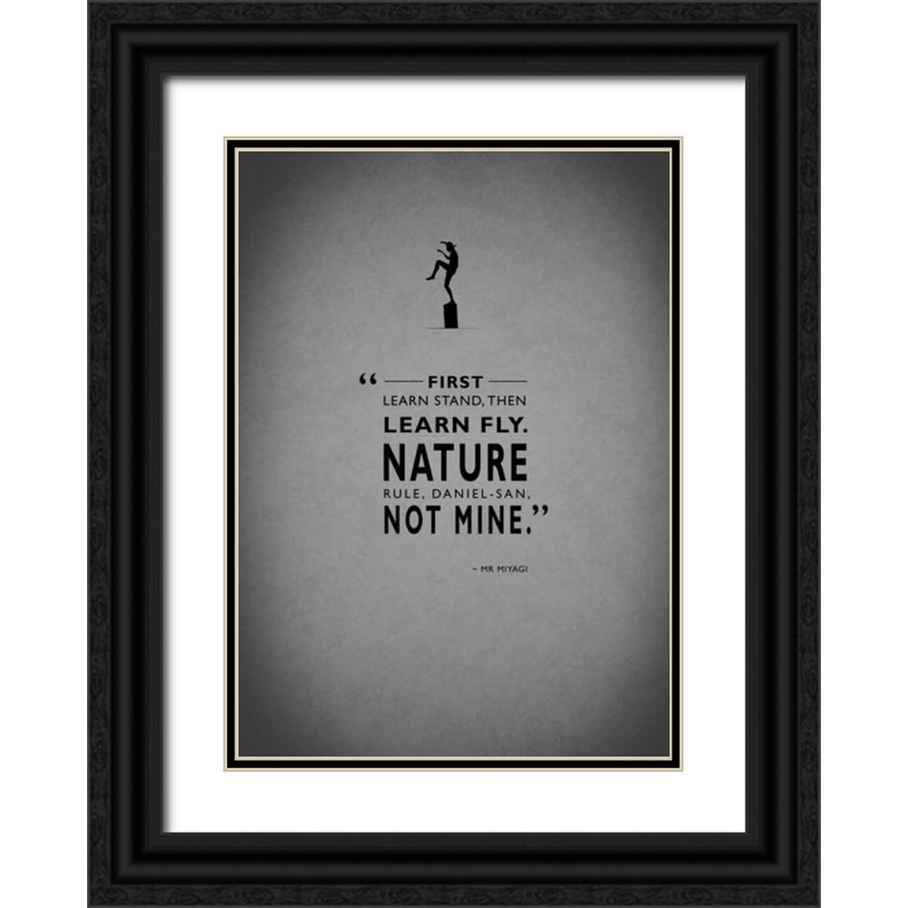 Rogan, Mark 11x14 Black Ornate Wood Framed with Double Matting Museum ...