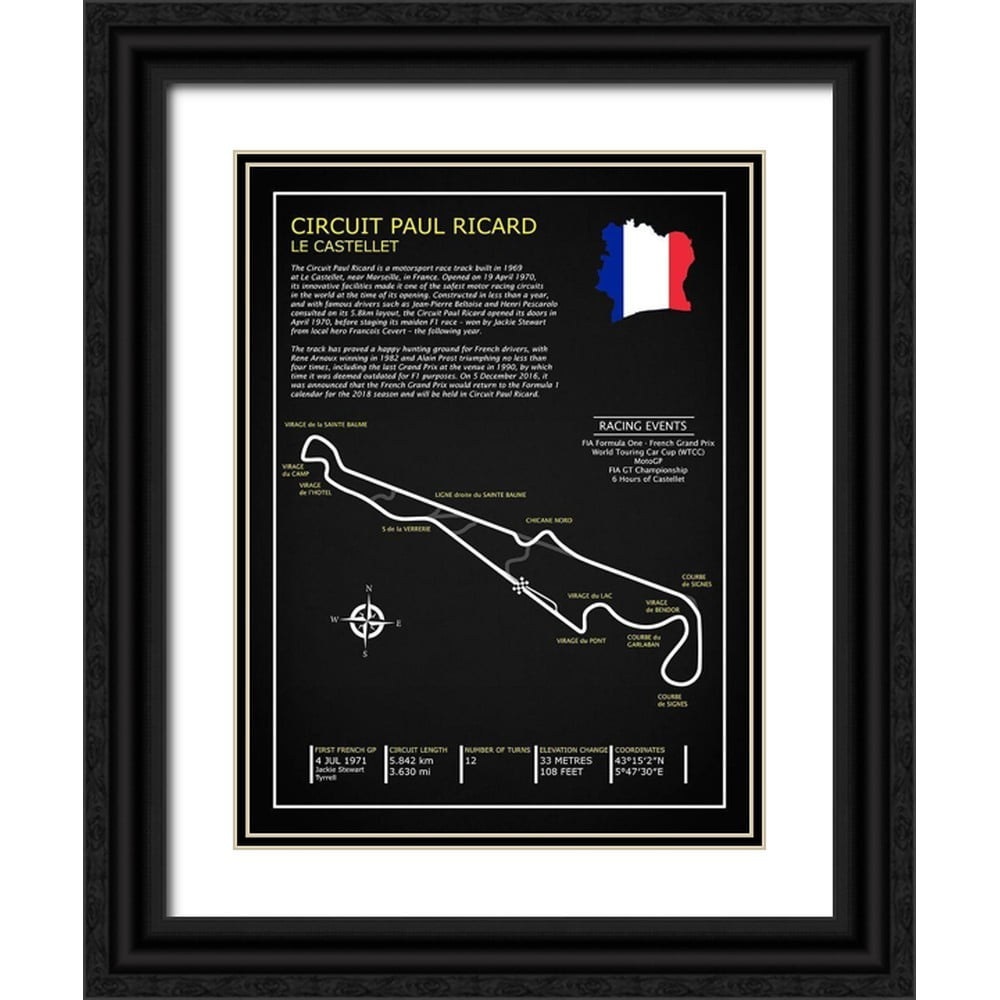 Rogan, Mark 12x14 Black Ornate Wood Framed with Double Matting Museum ...