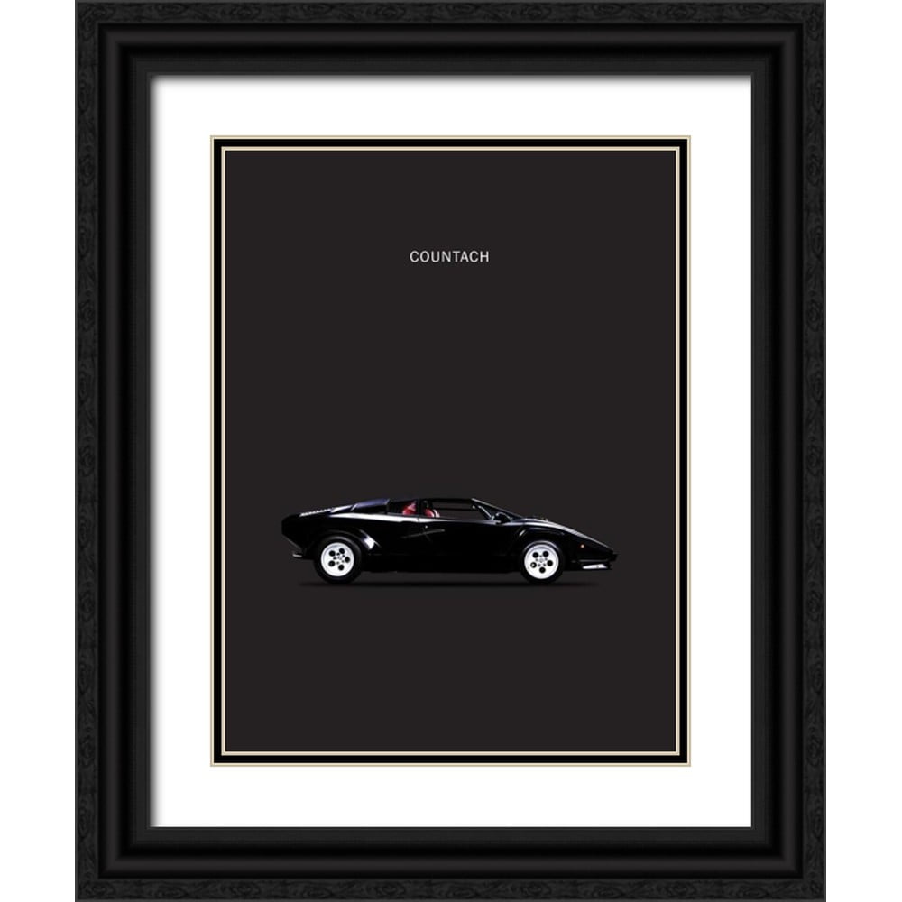 Rogan, Mark 12x14 Black Ornate Wood Framed with Double Matting Museum ...