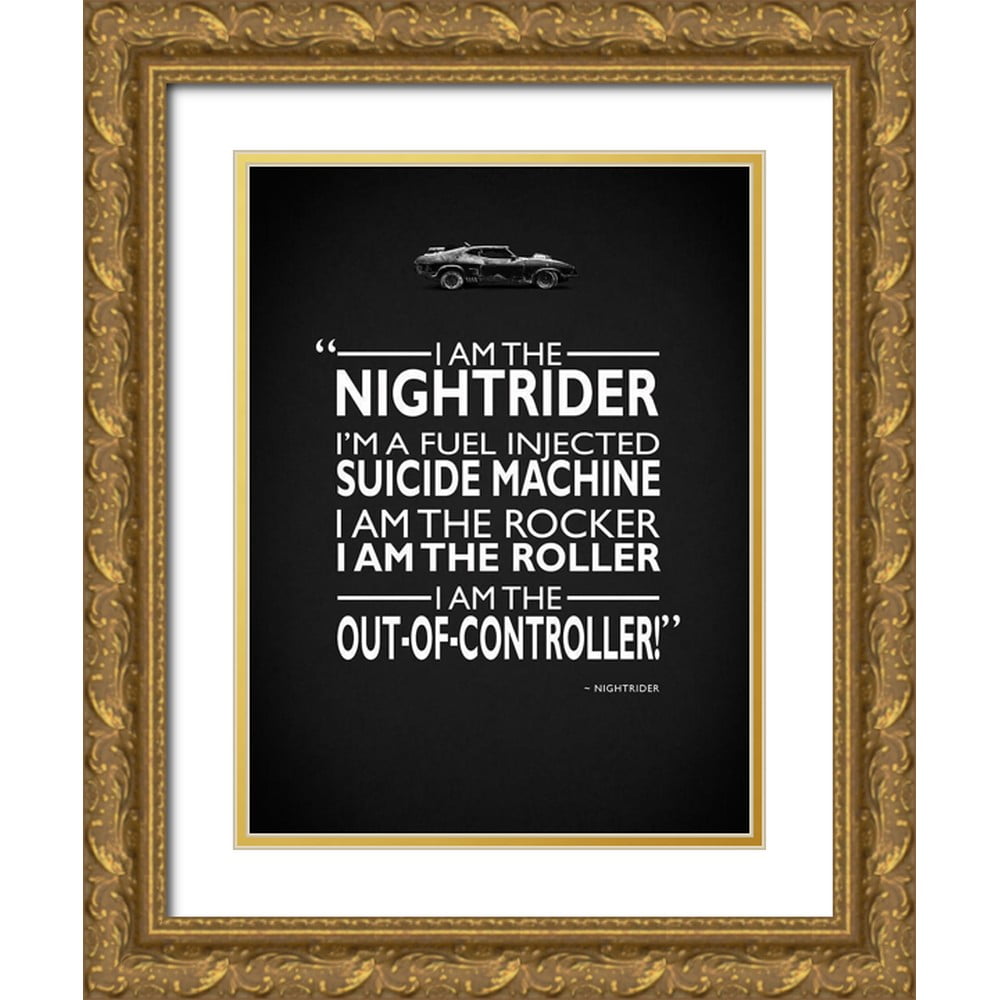 Rogan, Mark 12x14 Gold Ornate Wood Framed with Double Matting Museum ...