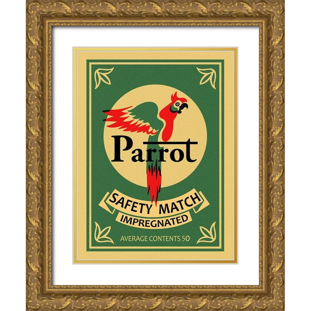 Rogan, Mark 12x14 Gold Ornate Wood Framed with Double Matting Museum ...