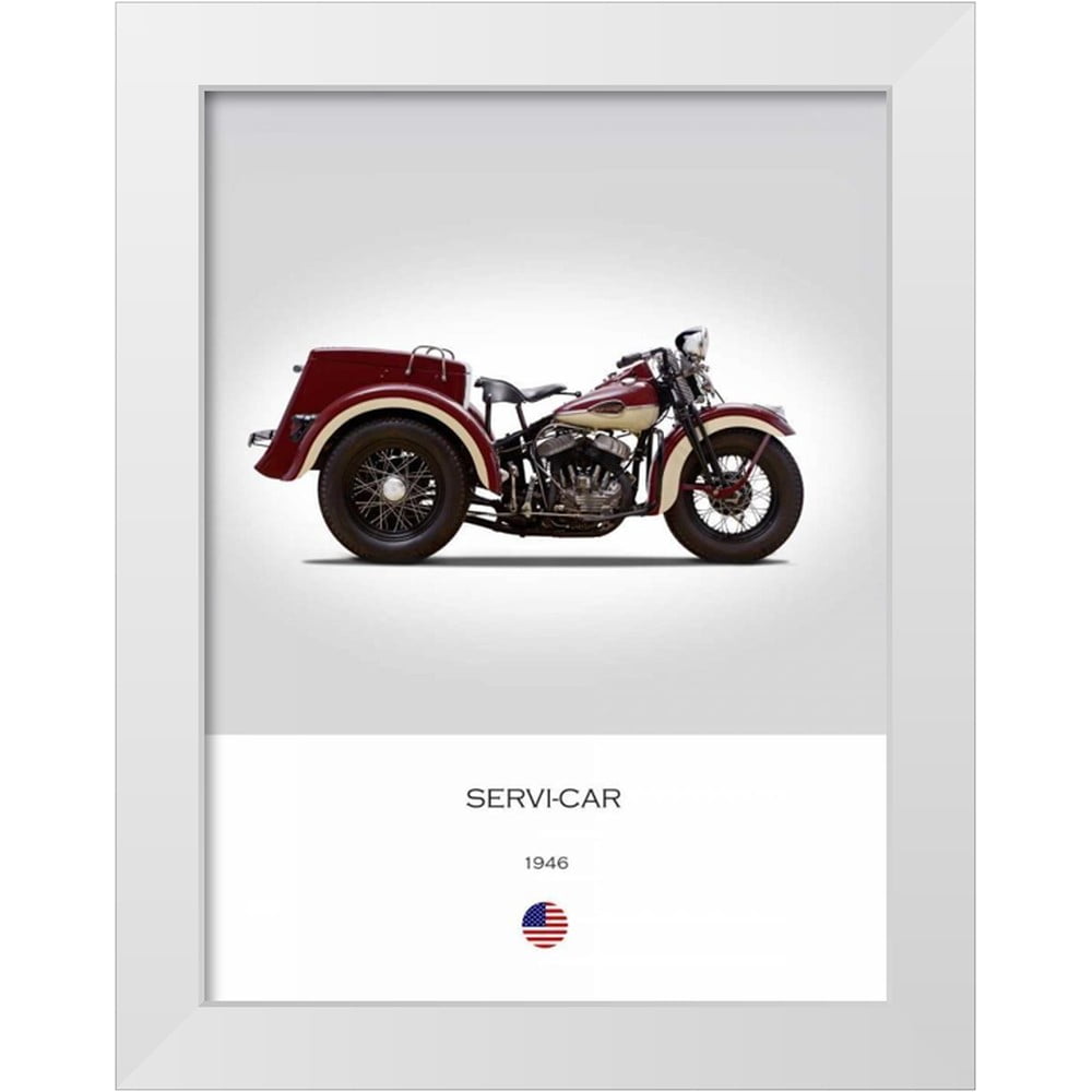 Rogan, Mark 12x14 White Modern Wood Framed Museum Art Print Titled ...