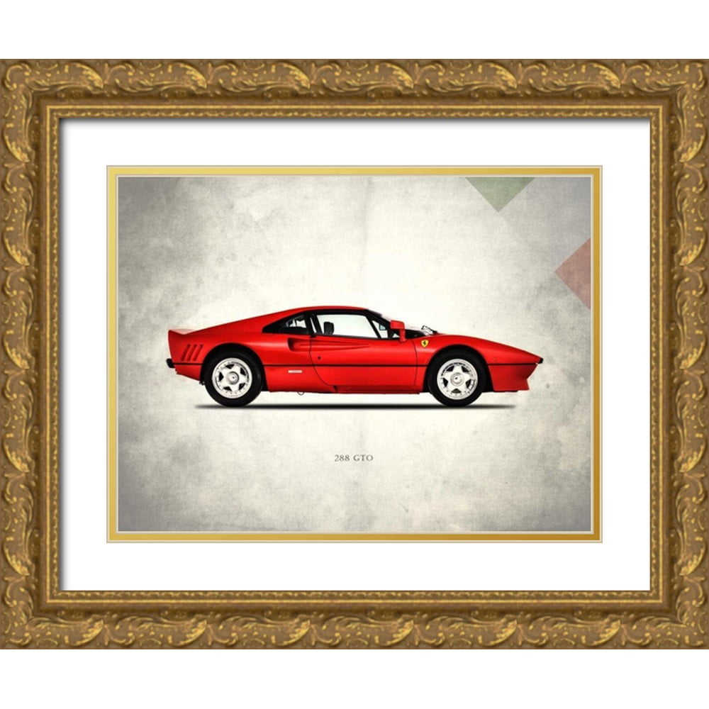 Rogan, Mark 14x12 Gold Ornate Wood Framed with Double Matting Museum Art Print Titled - Ferrari ...