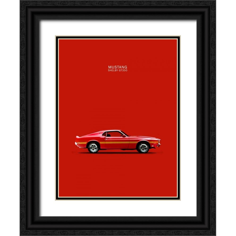 Rogan, Mark 15x18 Black Ornate Wood Framed with Double Matting Museum ...