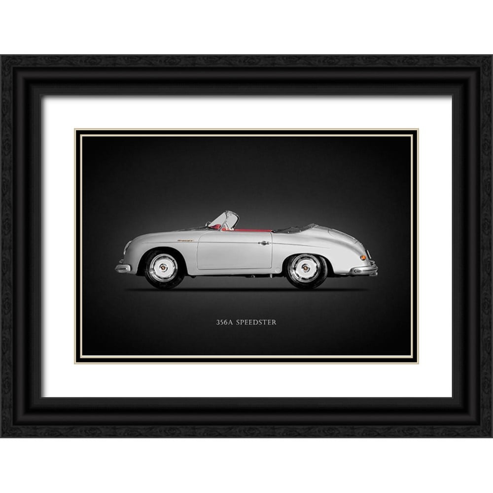 Rogan, Mark 18x13 Black Ornate Wood Framed with Double Matting Museum ...