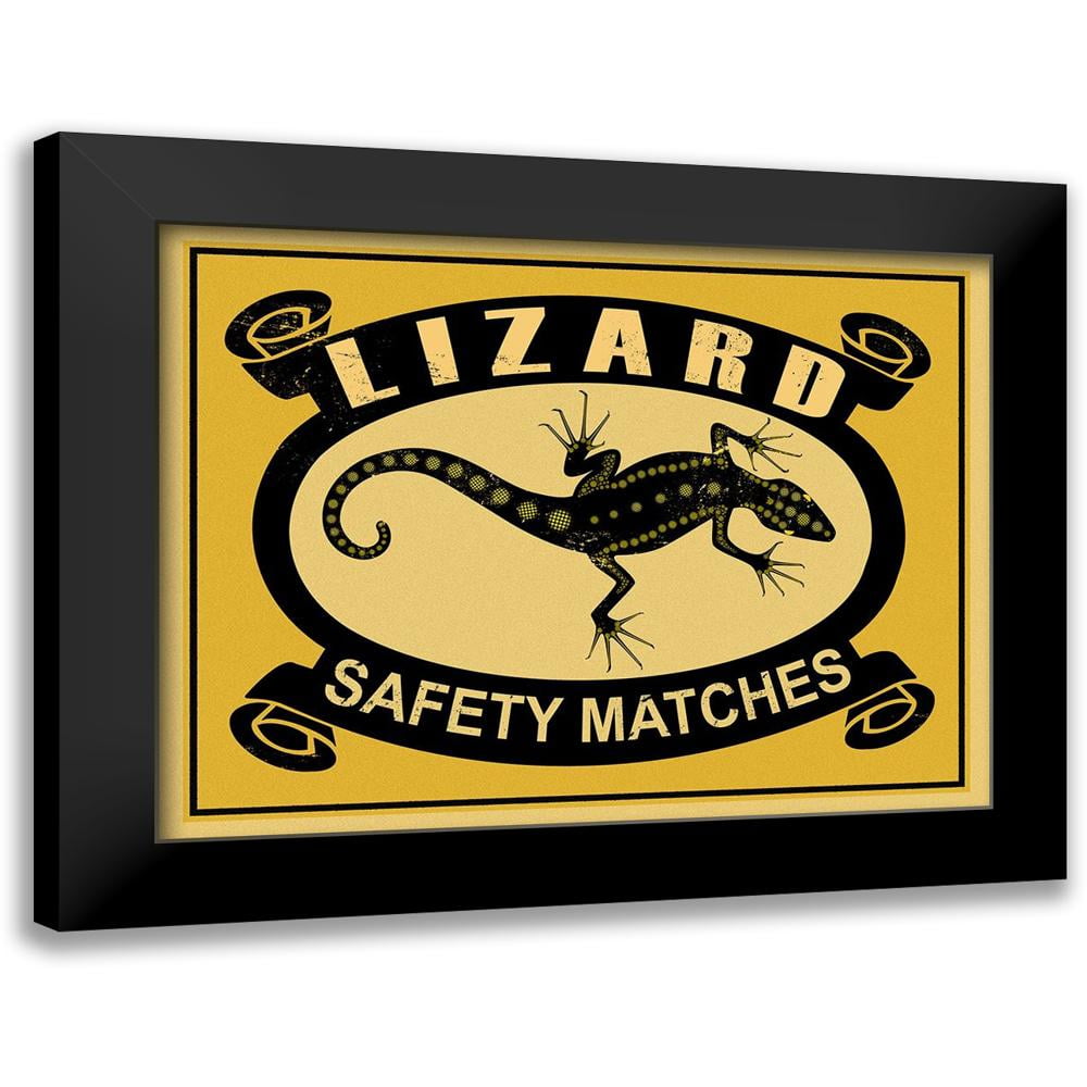 Rogan, Mark 18x15 Black Modern Framed Museum Art Print Titled - Lizard ...
