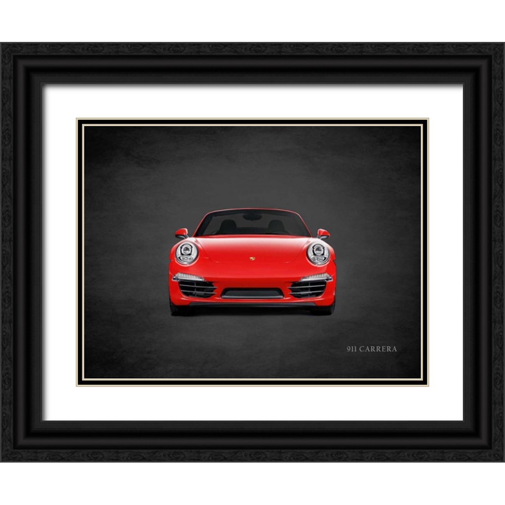 Rogan, Mark 18x15 Black Ornate Wood Framed with Double Matting Museum ...