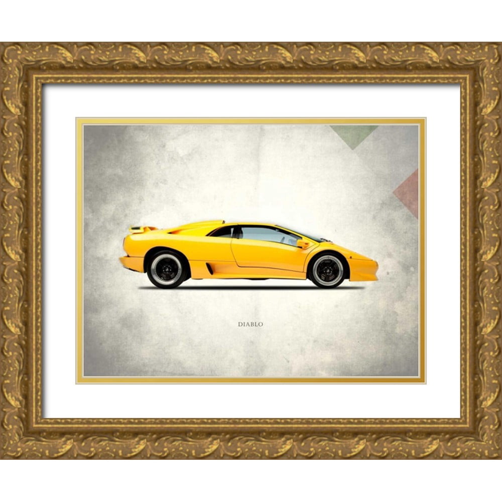 Rogan, Mark 18x15 Gold Ornate Wood Framed with Double Matting Museum ...
