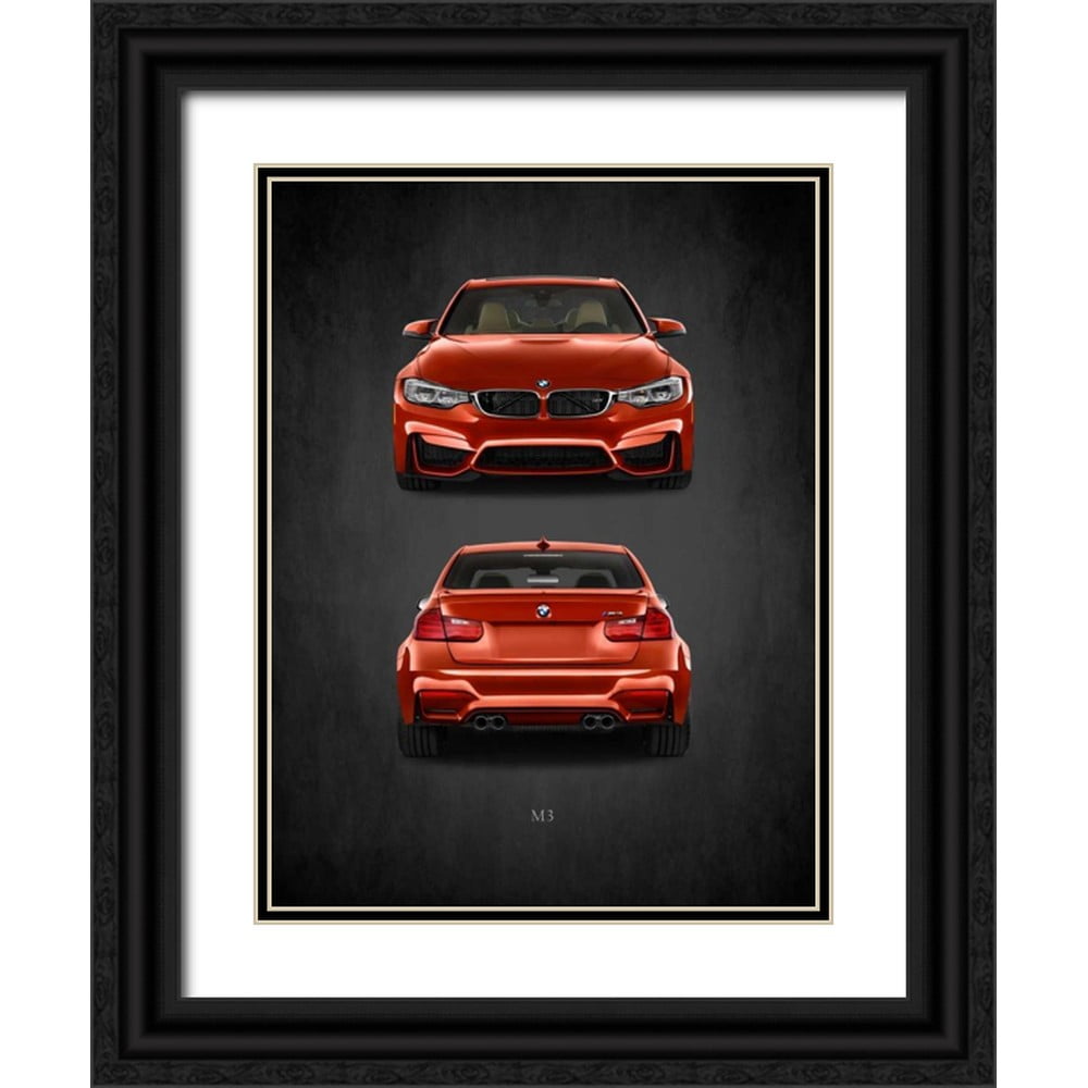 Rogan, Mark 19x24 Black Ornate Wood Framed with Double Matting Museum ...