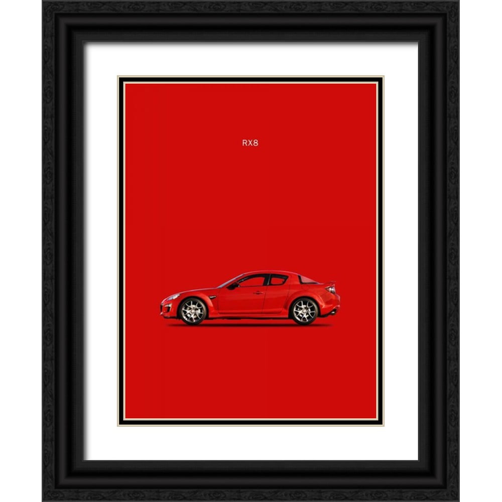 Rogan, Mark 19x24 Black Ornate Wood Framed with Double Matting Museum ...