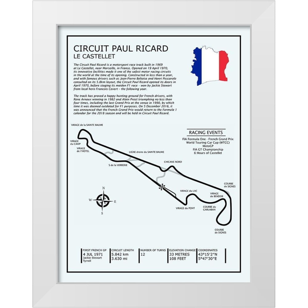 Rogan, Mark 19x24 White Modern Wood Framed Museum Art Print Titled ...