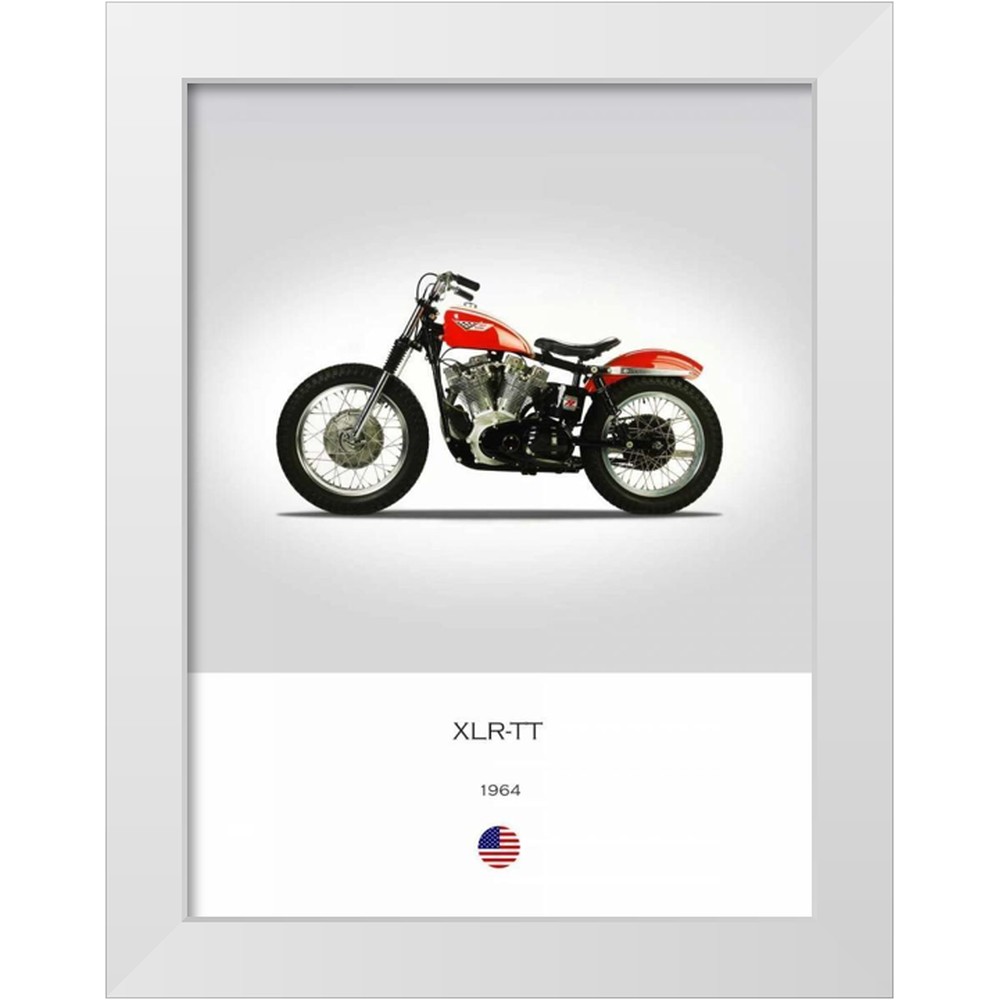 Rogan, Mark 19x24 White Modern Wood Framed Museum Art Print Titled ...