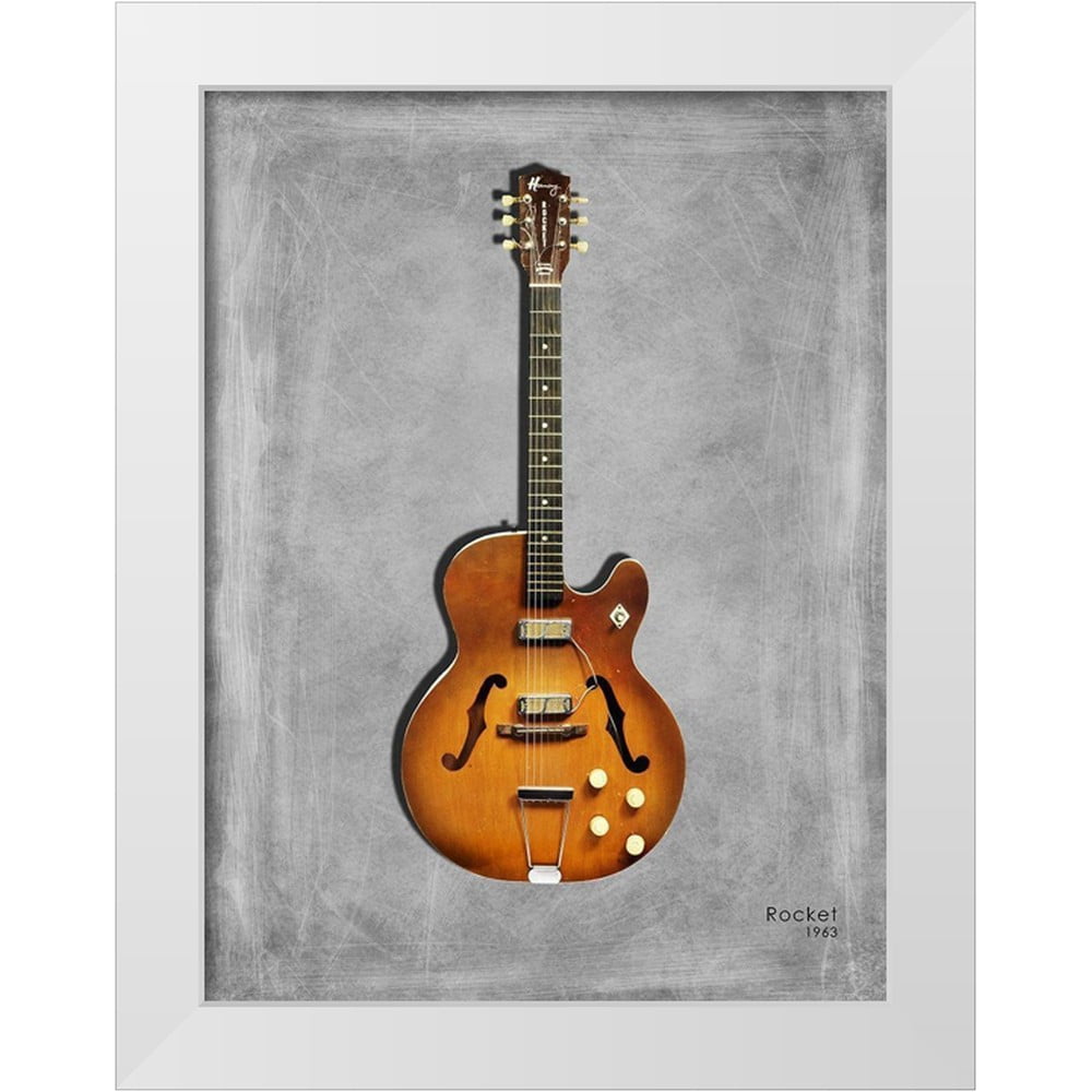 Rogan, Mark 19x24 White Modern Wood Framed Museum Art Print Titled ...