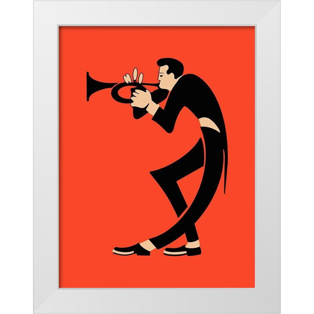 Rogan, Mark 19x24 White Modern Wood Framed Museum Art Print Titled ...