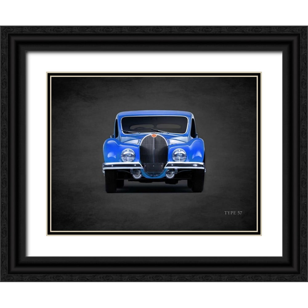 Rogan, Mark 24x19 Black Ornate Wood Framed with Double Matting Museum ...