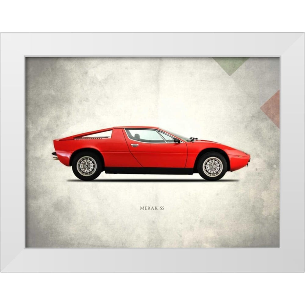 Rogan, Mark 24x19 White Modern Wood Framed Museum Art Print Titled ...