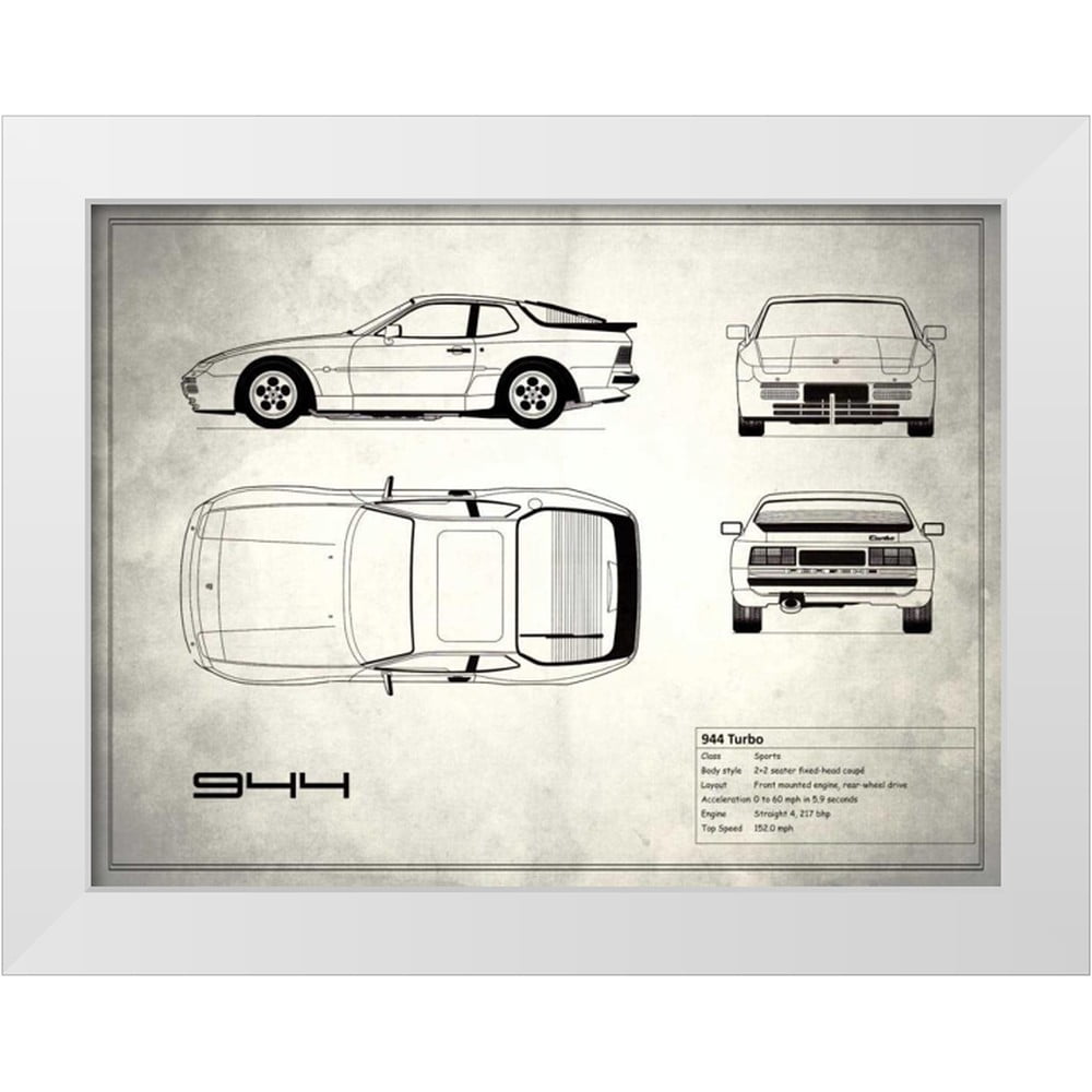 Rogan, Mark 24x19 White Modern Wood Framed Museum Art Print Titled ...